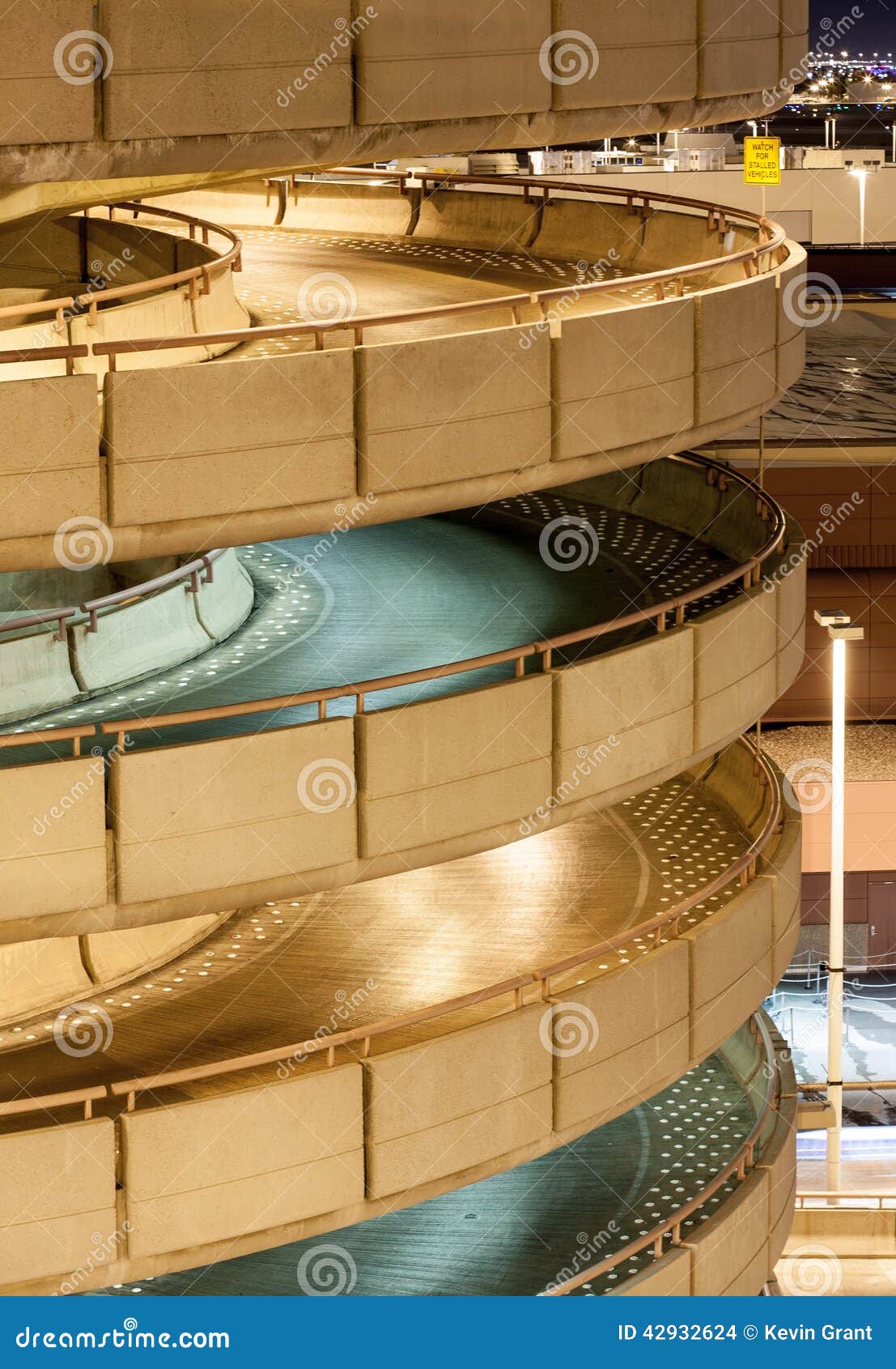 Spiral Ramp stock photo. Image of drive, vegas, vertical - 42932624