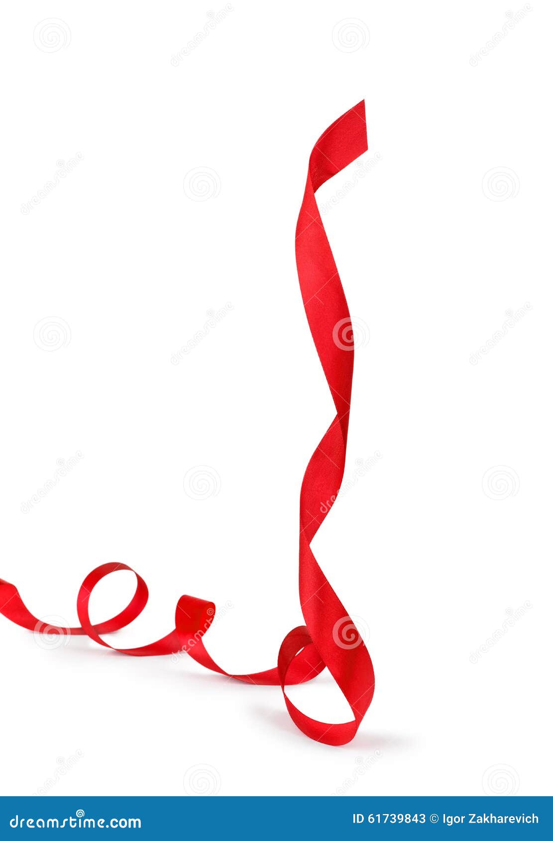 Spiral red ribbon stock image. Image of object, curl - 61739843