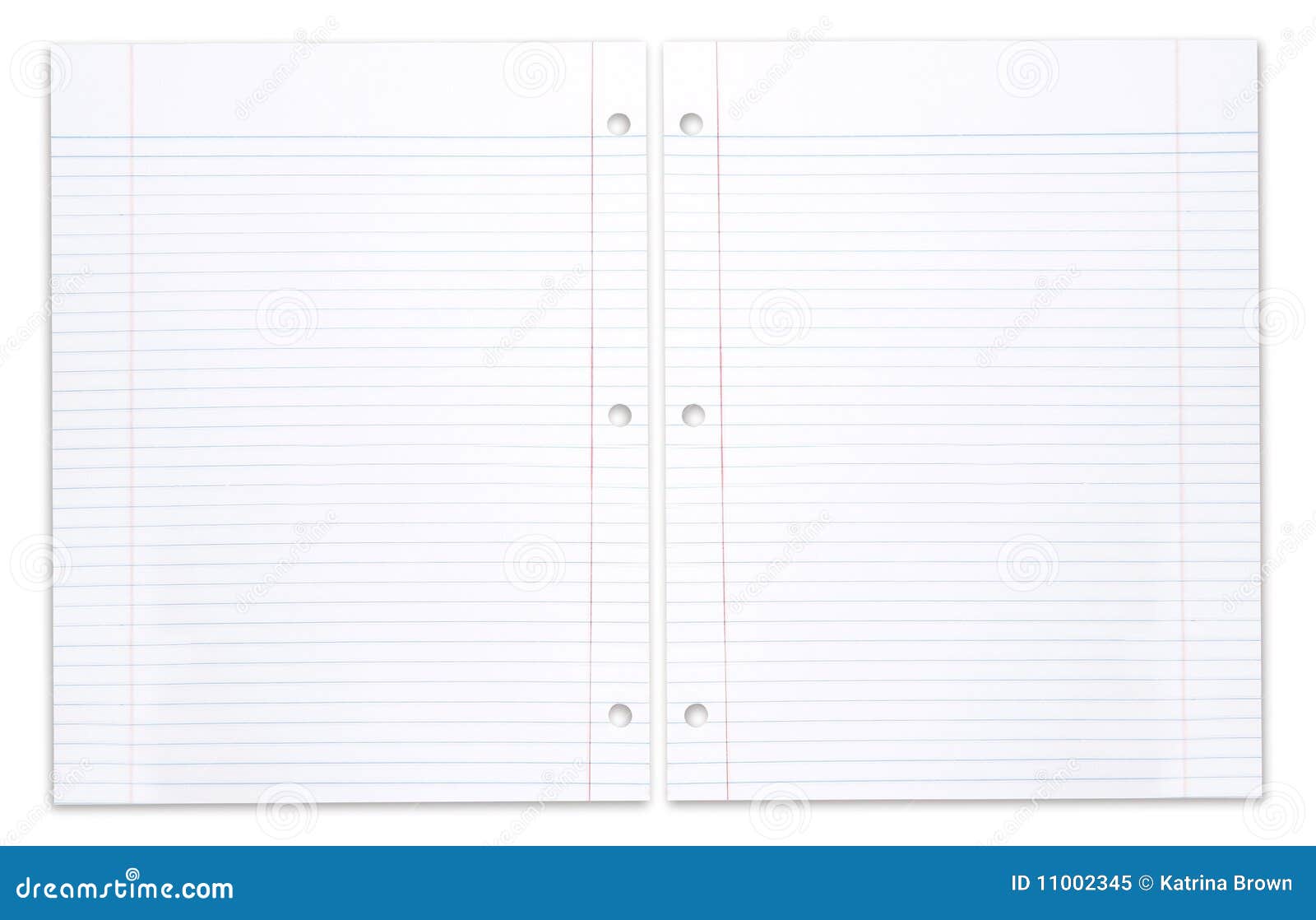 Lined Paper Scrap. Royalty-Free Stock Photography | CartoonDealer.com ...