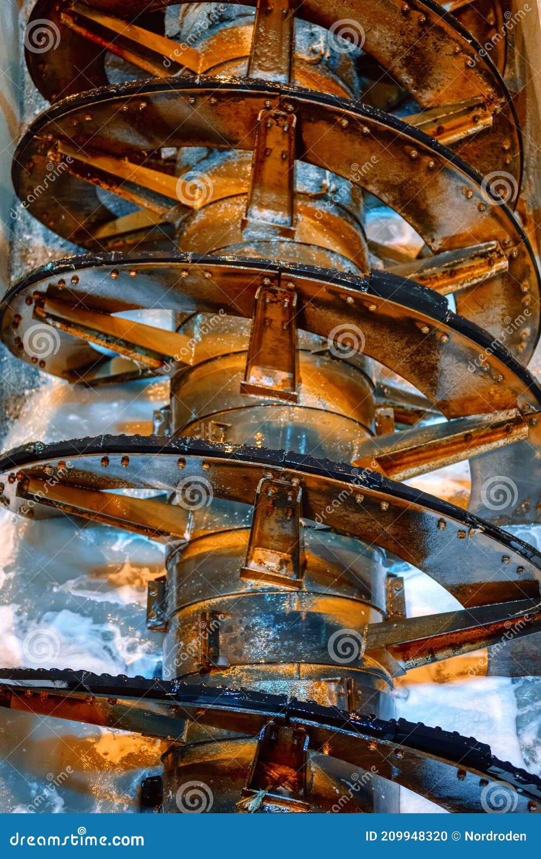 Spiral Classifier. Mining and Processing Plant Stock Photo - Image of ...