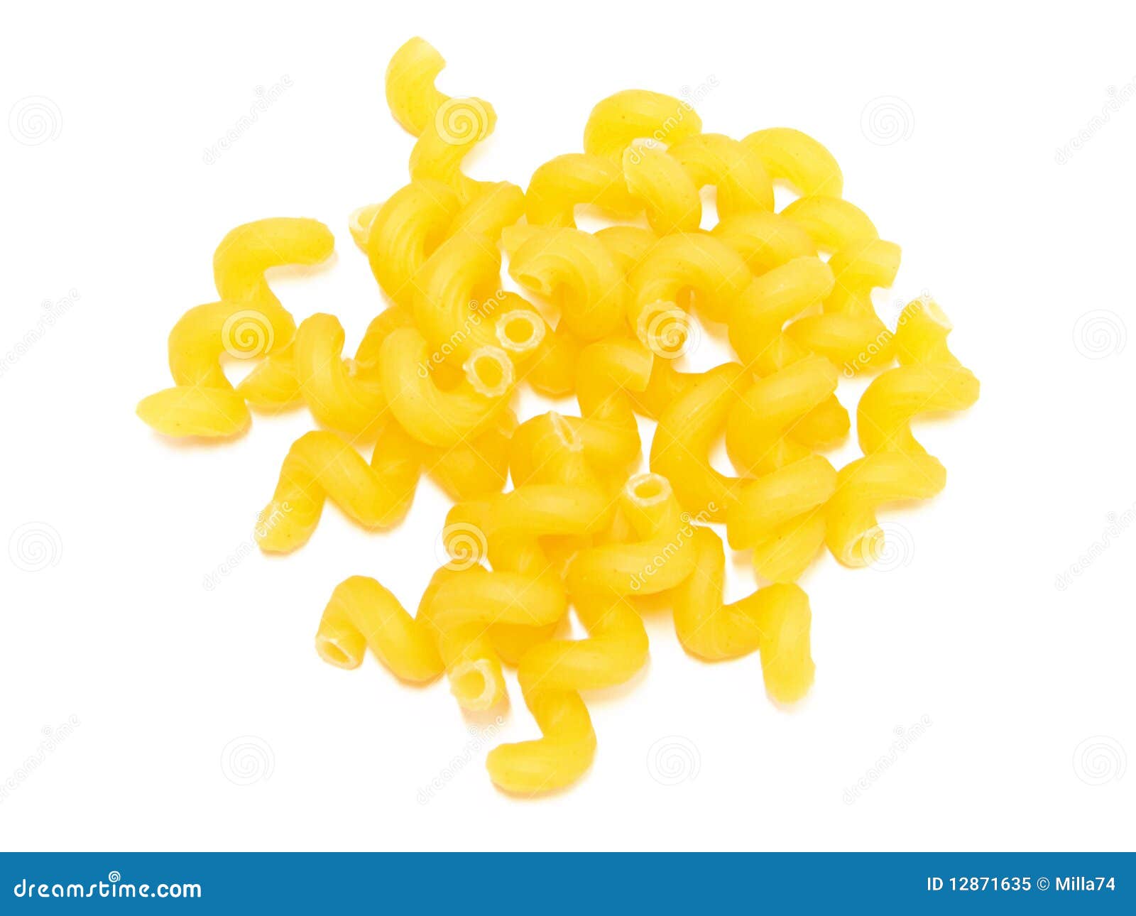 Spiral Shape Short-cut Pasta. Stock Image - Image of italy, cookery ...