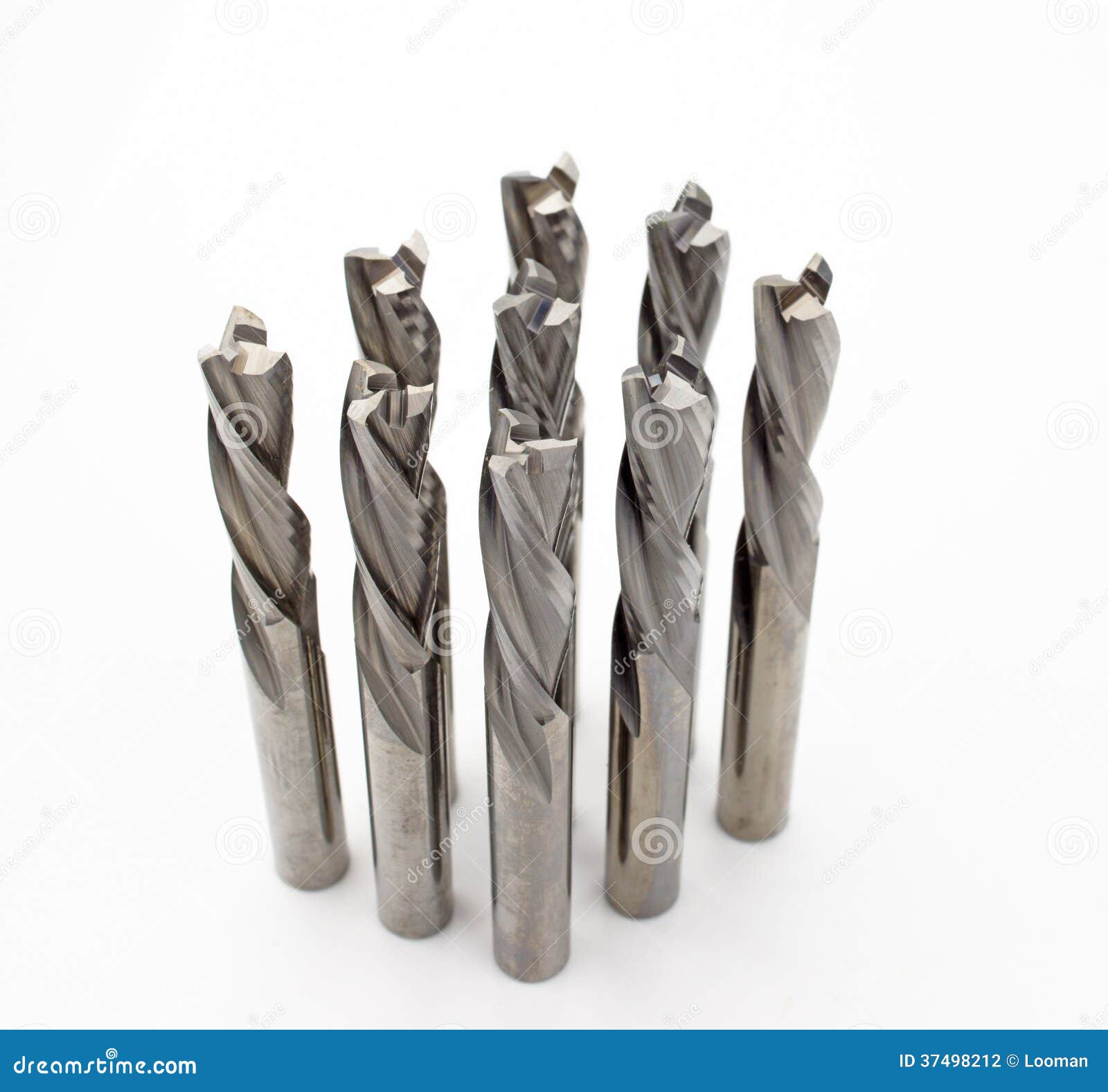 Spiral Solid Carbide Z3 Negative Stock Photo - Image of plastics ...
