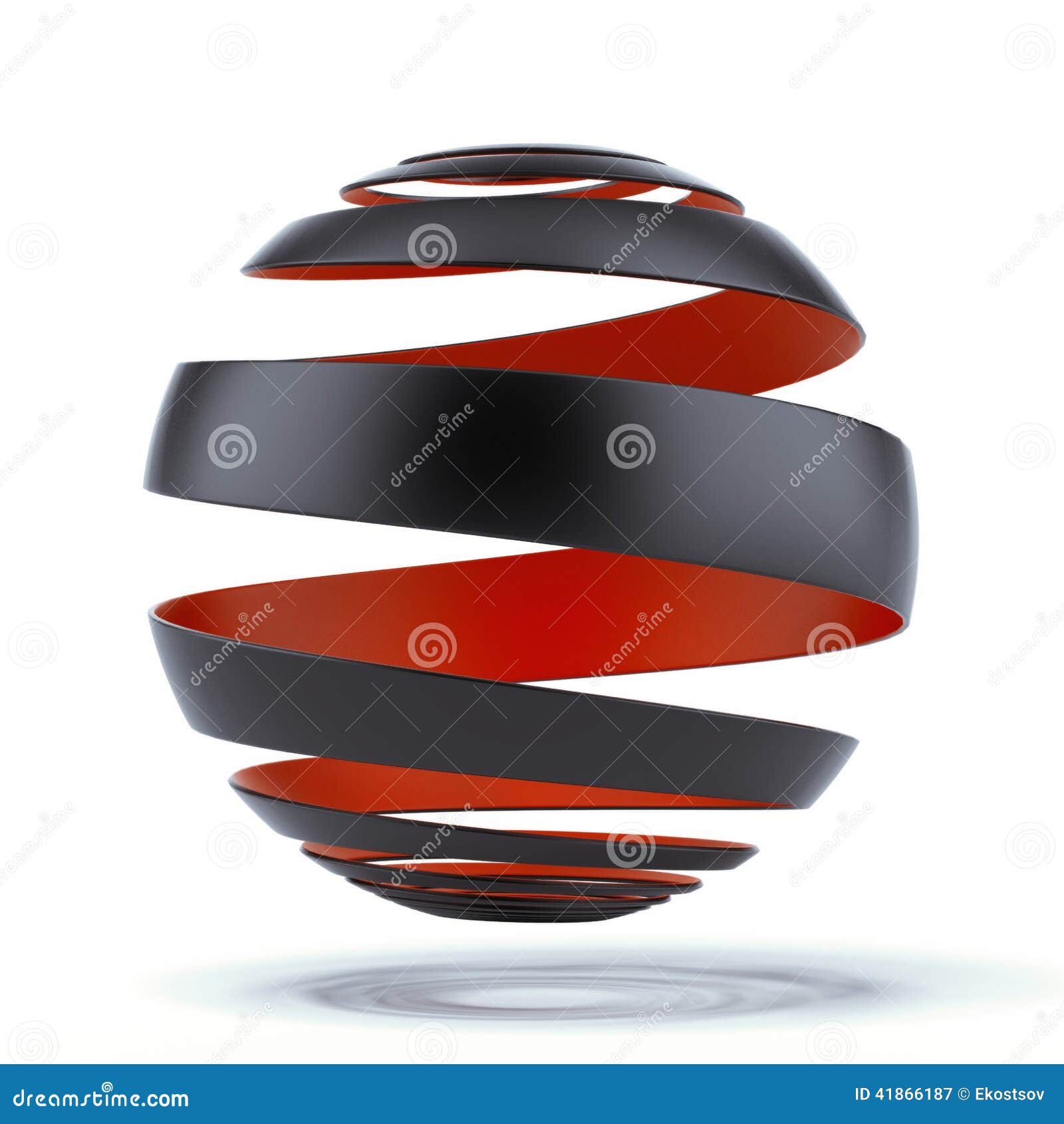 Spiral Sphere Royalty-Free Stock Photography | CartoonDealer.com #41866187