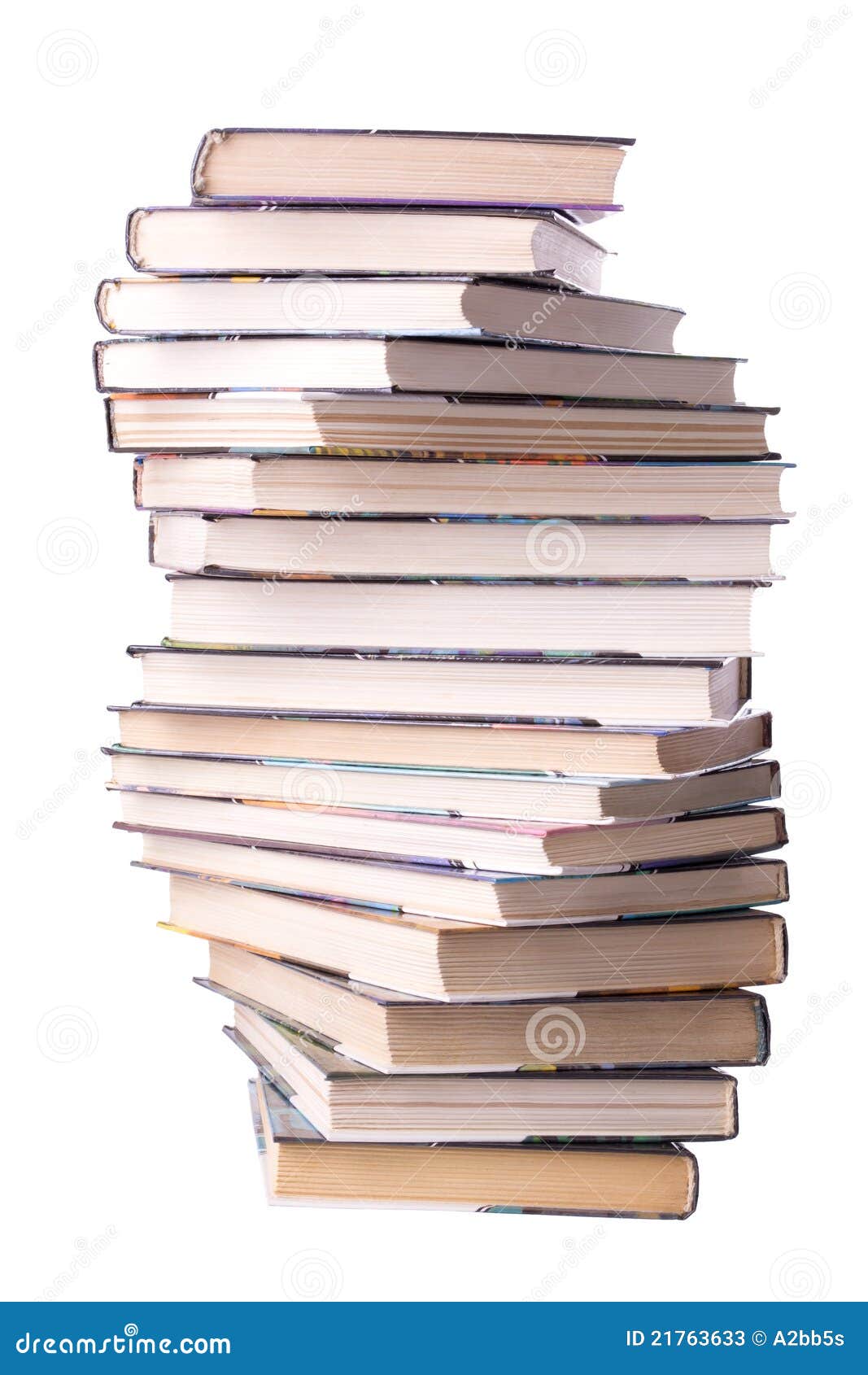 Spiral Stack Of Rainbow Colored Books Royalty-Free Stock Photography ...
