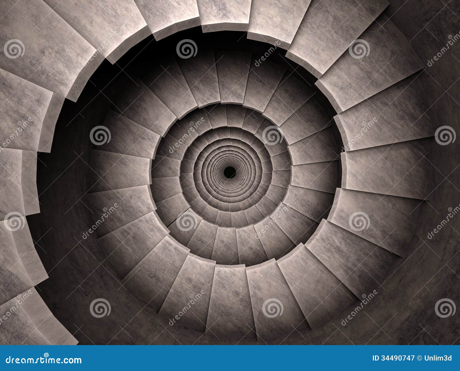 Spiral Stair Dungeon Style. Royalty-Free Stock Photography ...