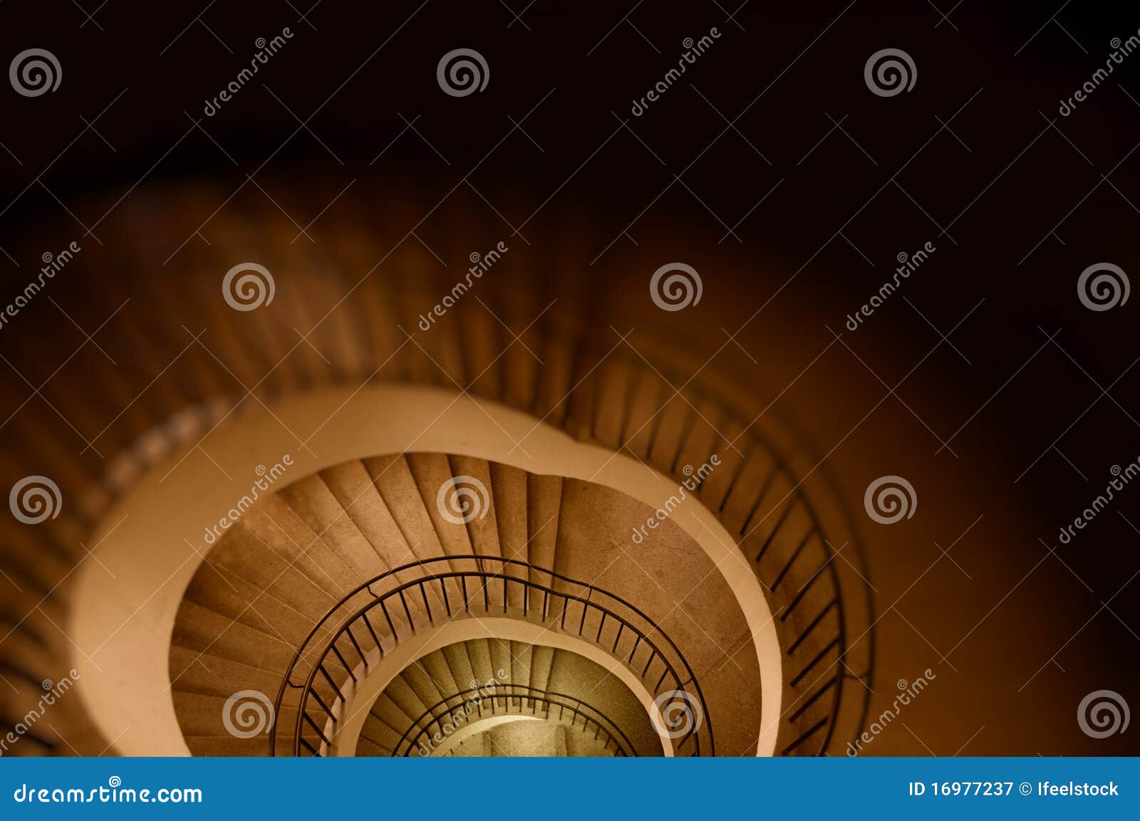 Spiral Stair To the Infinity. Stock Image - Image of city, circle: 16977237