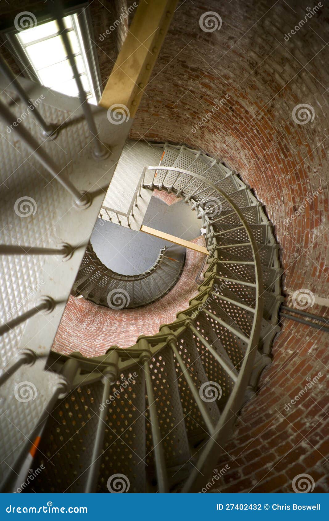 Spiral Staircase Historical Lighthouse Tower Stock Photo - Image of ...