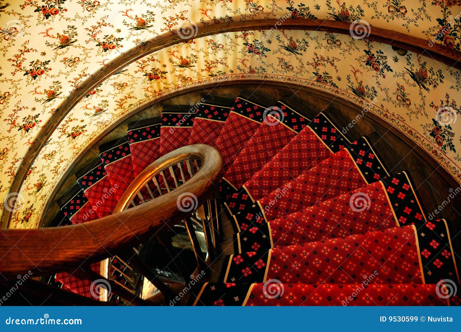 Spiral staircase stock image. Image of design, handrail - 9530599