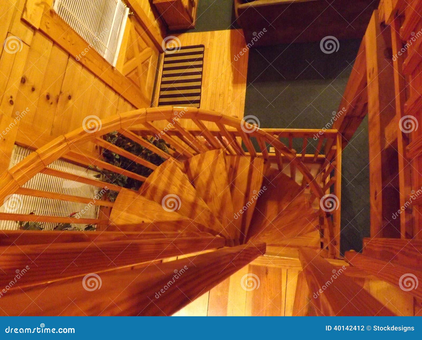 Spiral Staircase stock photo. Image of cabin, decor, height - 40142412