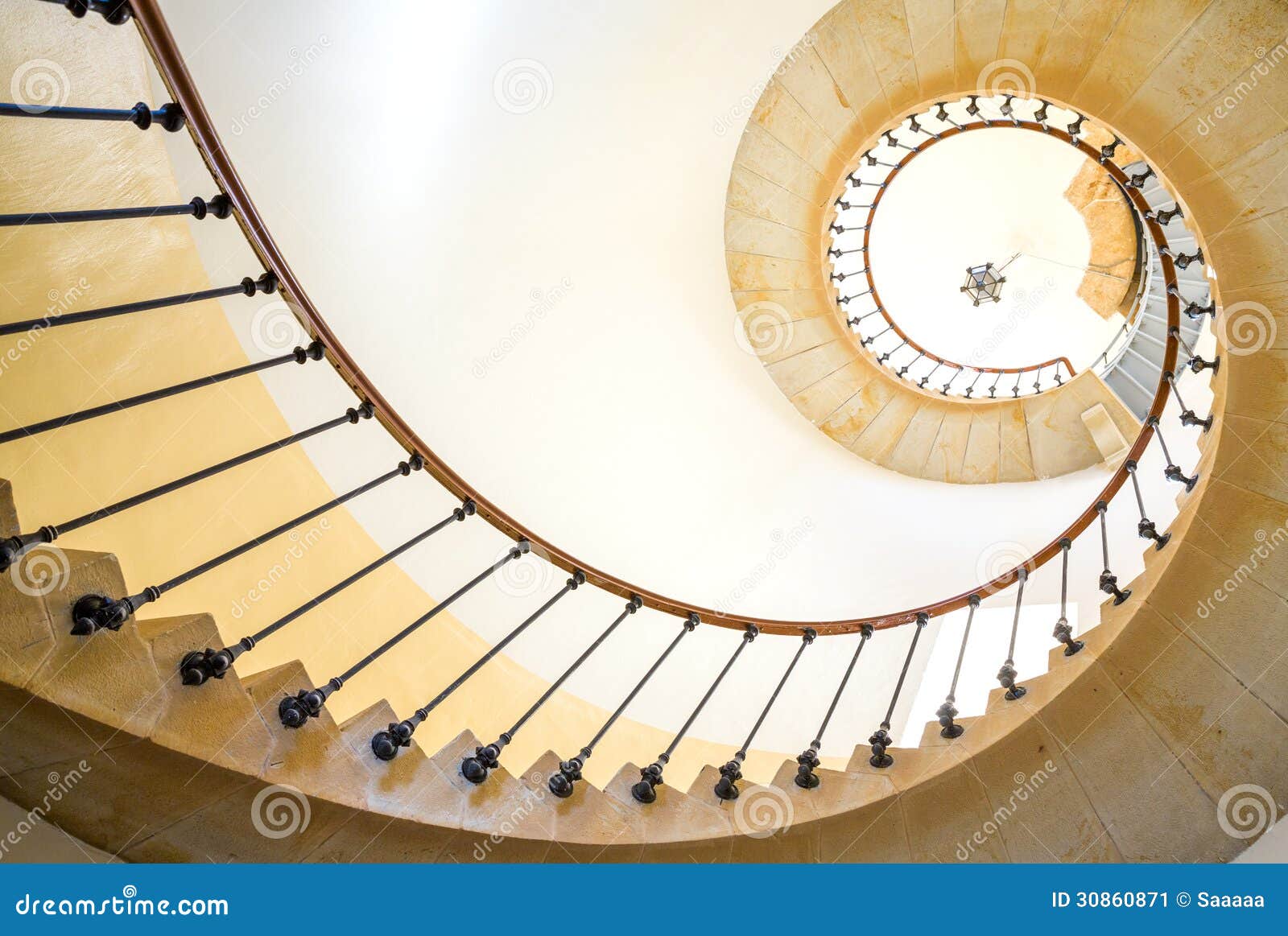 Spiral staircase stock image. Image of beautiful, iron - 30860871