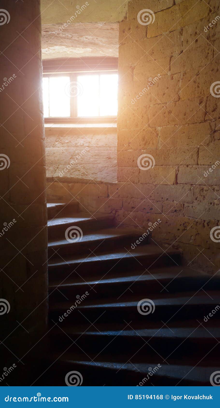 Spiral Staircase in the Dungeon Stock Photo - Image of circular, castle ...
