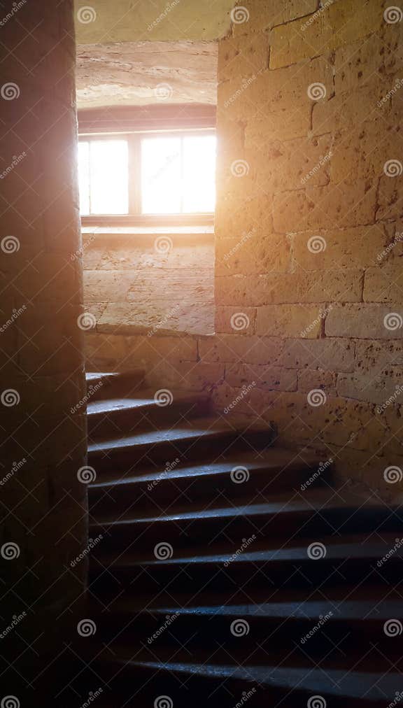 Spiral Staircase in the Dungeon Stock Photo - Image of circular, castle ...