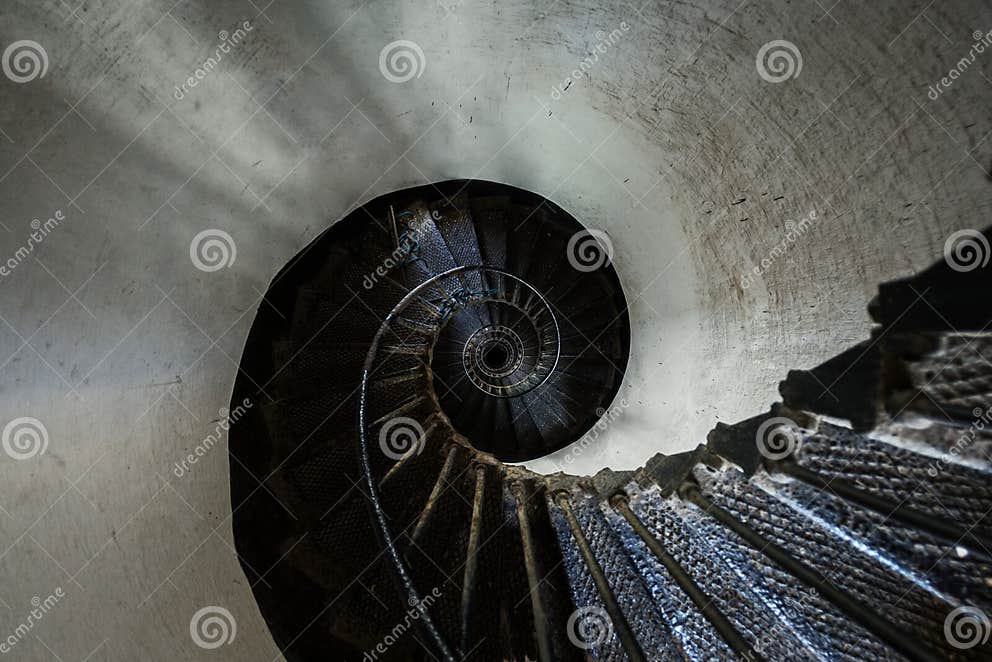Spiral Staircase Going Upwards Stock Image - Image of building, vintage ...