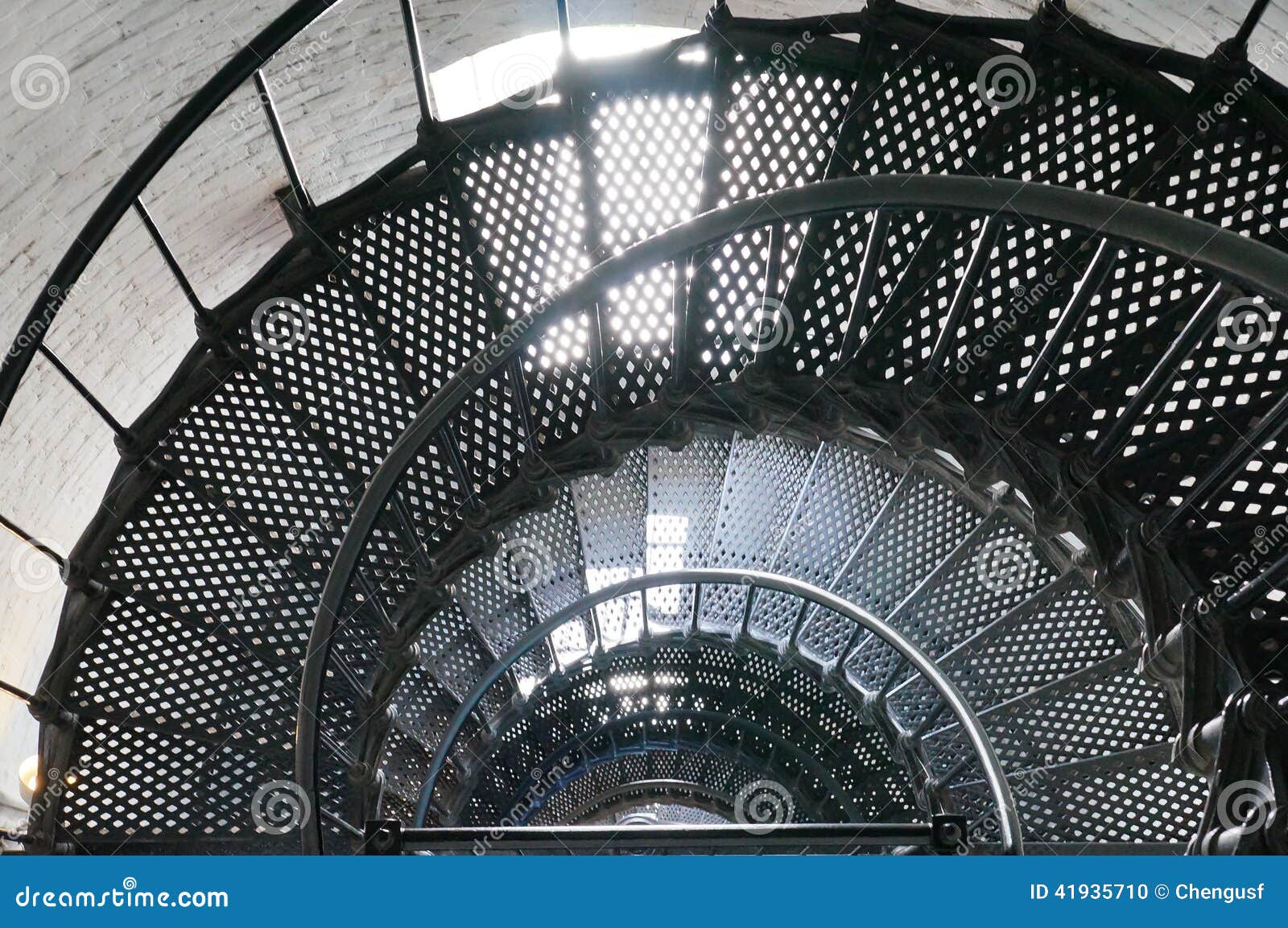 A Spiral Staircase Inside a Lighthouse Stock Photo - Image of ponce ...