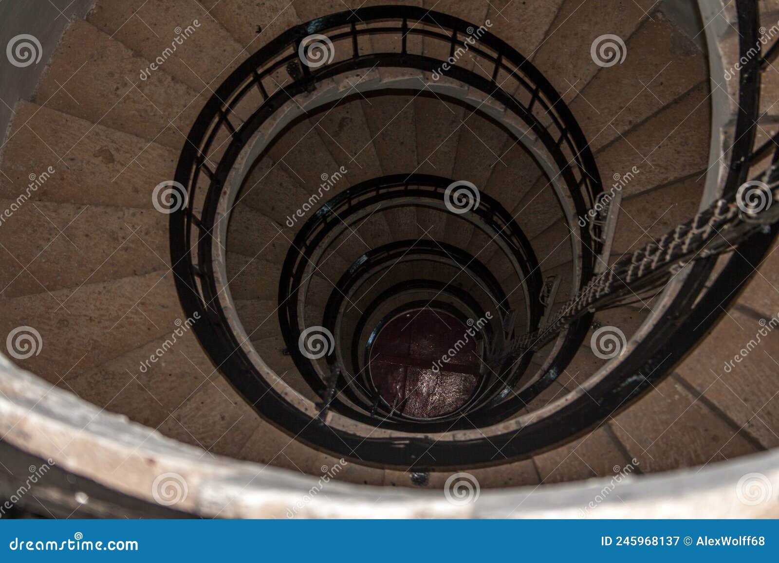Spiral Staircase of the Lighthouse Stock Image - Image of destination ...