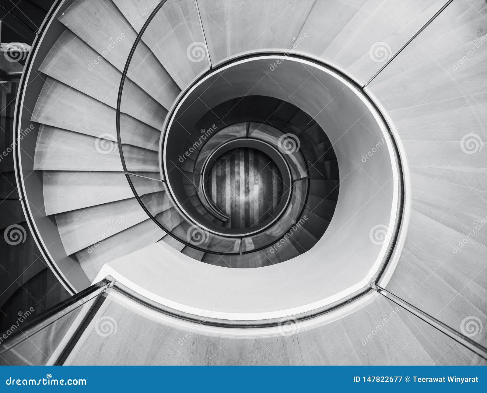 Spiral Staircase Modern Architecture Detail Abstract Background Stock ...