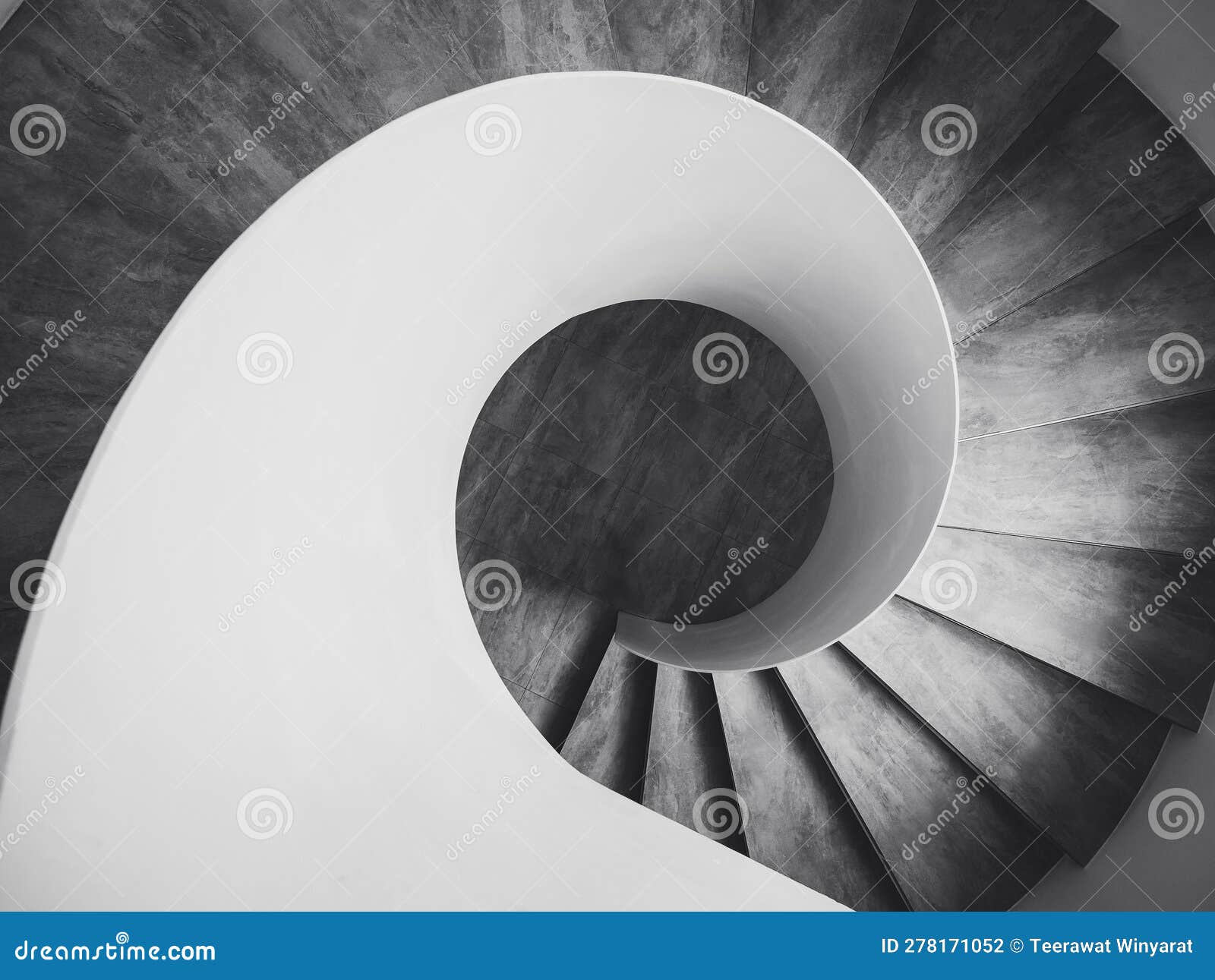 Spiral Staircase Modern Architecture Details Stock Photo - Image of ...