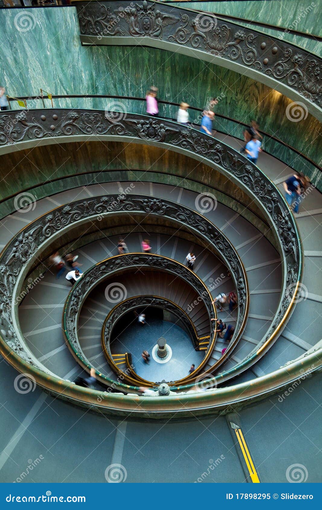 Spiral Staircase, Vatican, Rome Editorial Image - Image of people ...