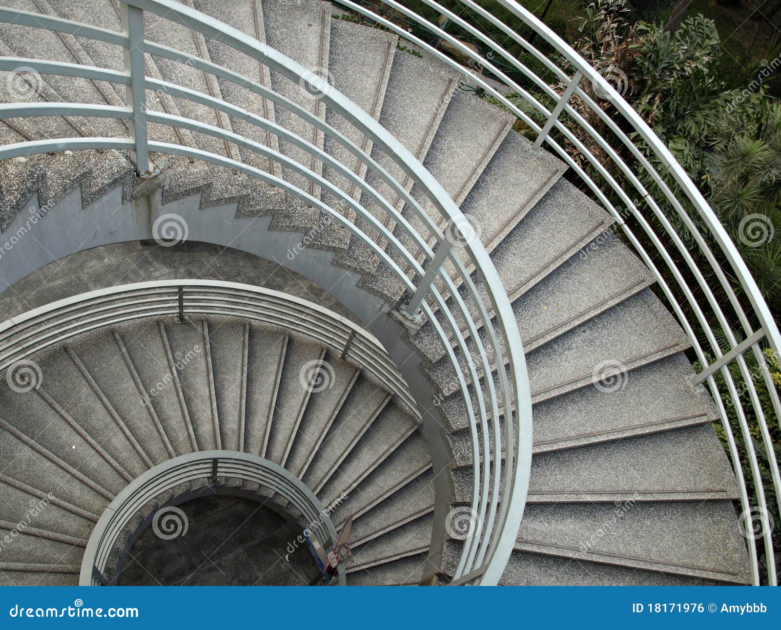 Spiral Stairs Of Circular Design - Background Royalty-Free Stock Image ...