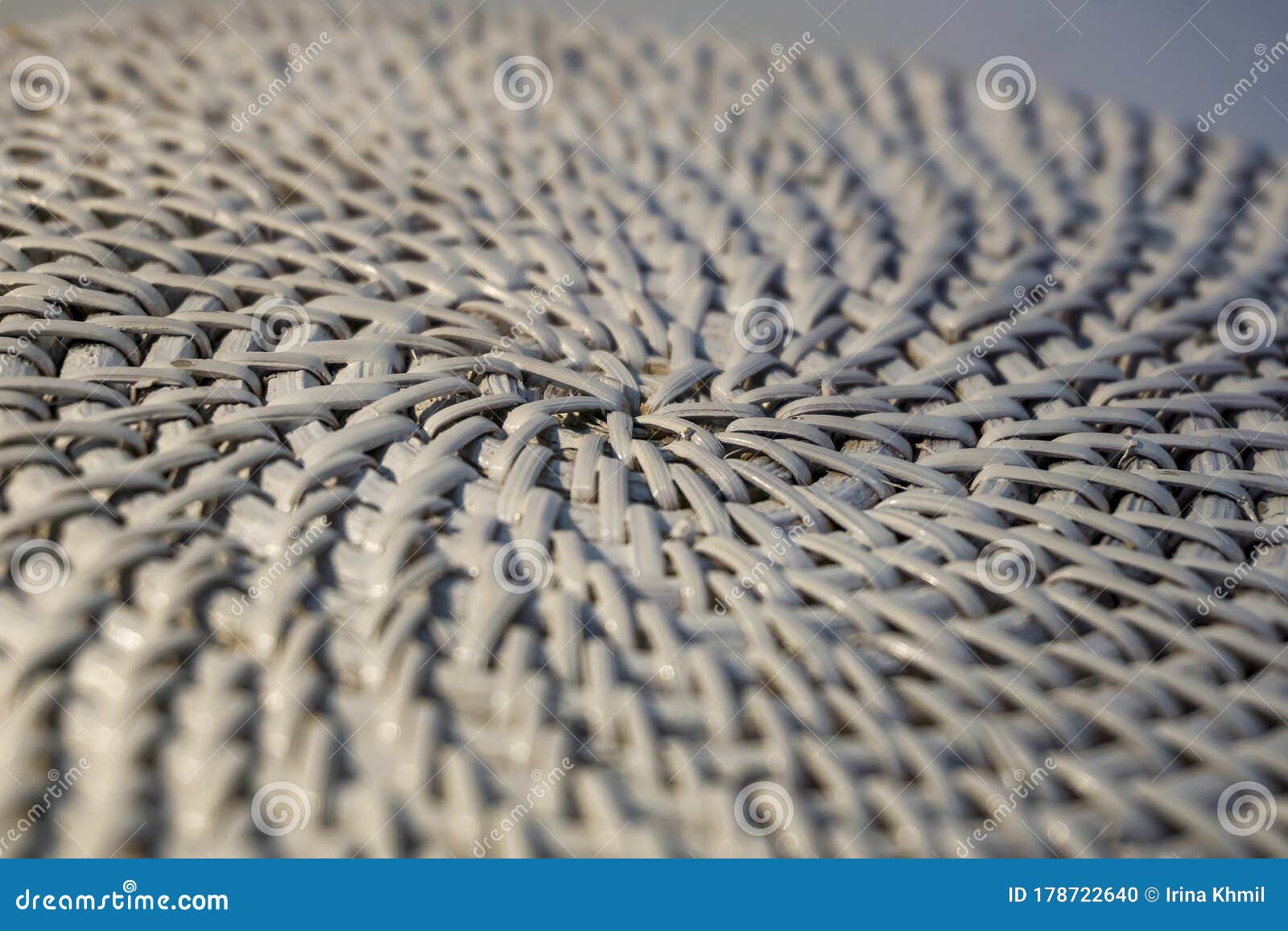 Spiral Straw Weave Texture on Light Background Stock Photo - Image of ...