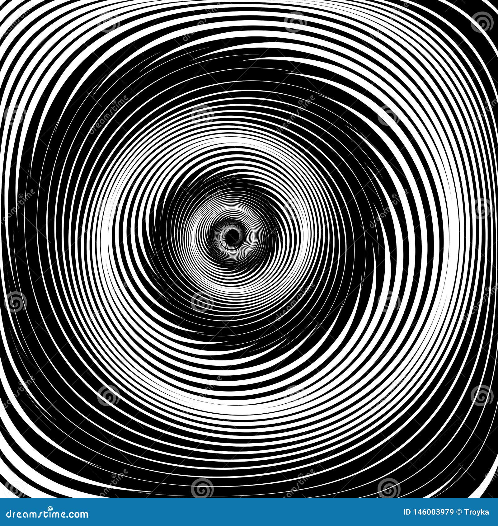 Spiral Swirl Motion. Vortex Illusion Stock Vector - Illustration of ...