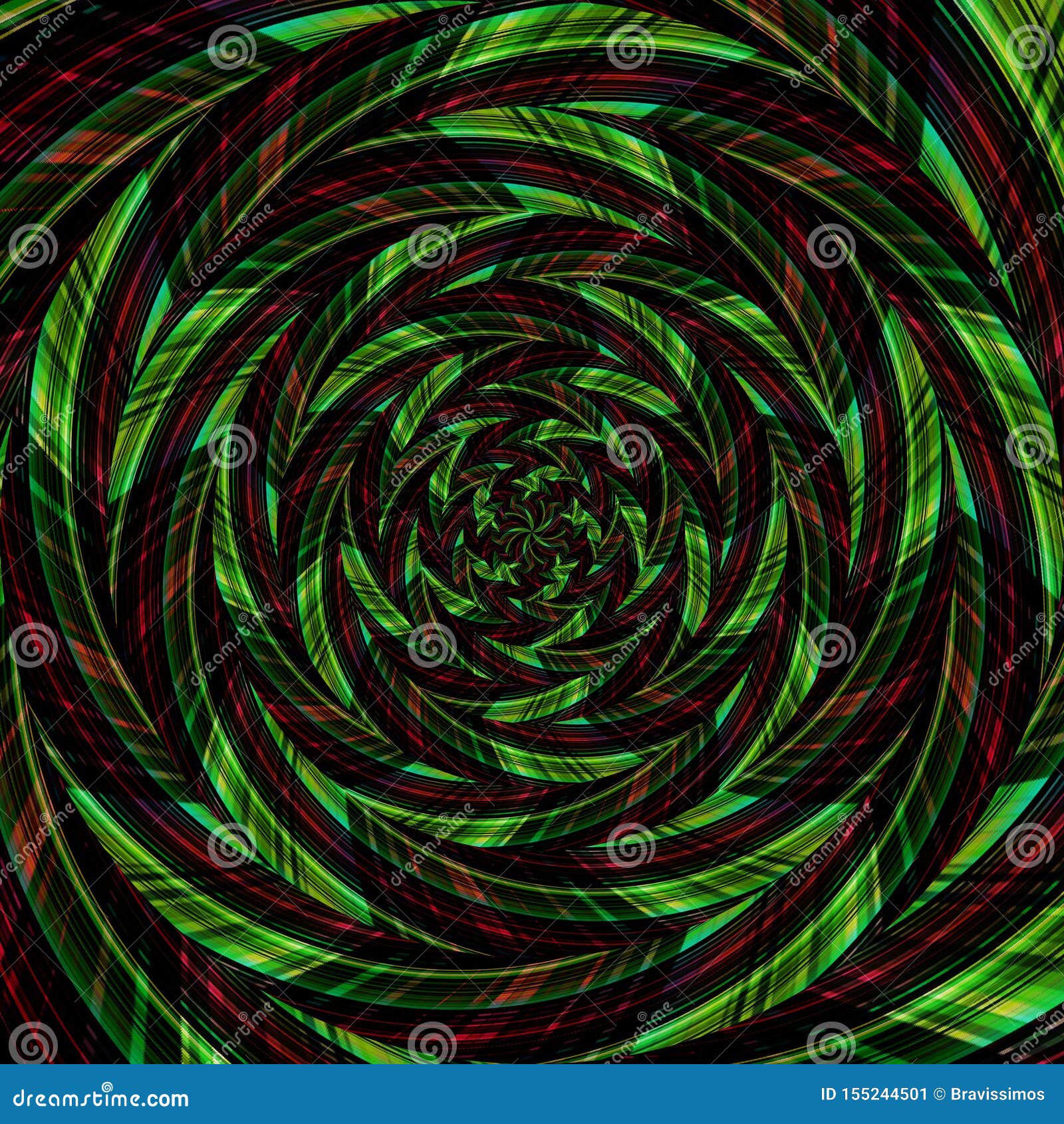 Spiral Swirl Pattern Background Abstract, Illustration Surreal Stock ...