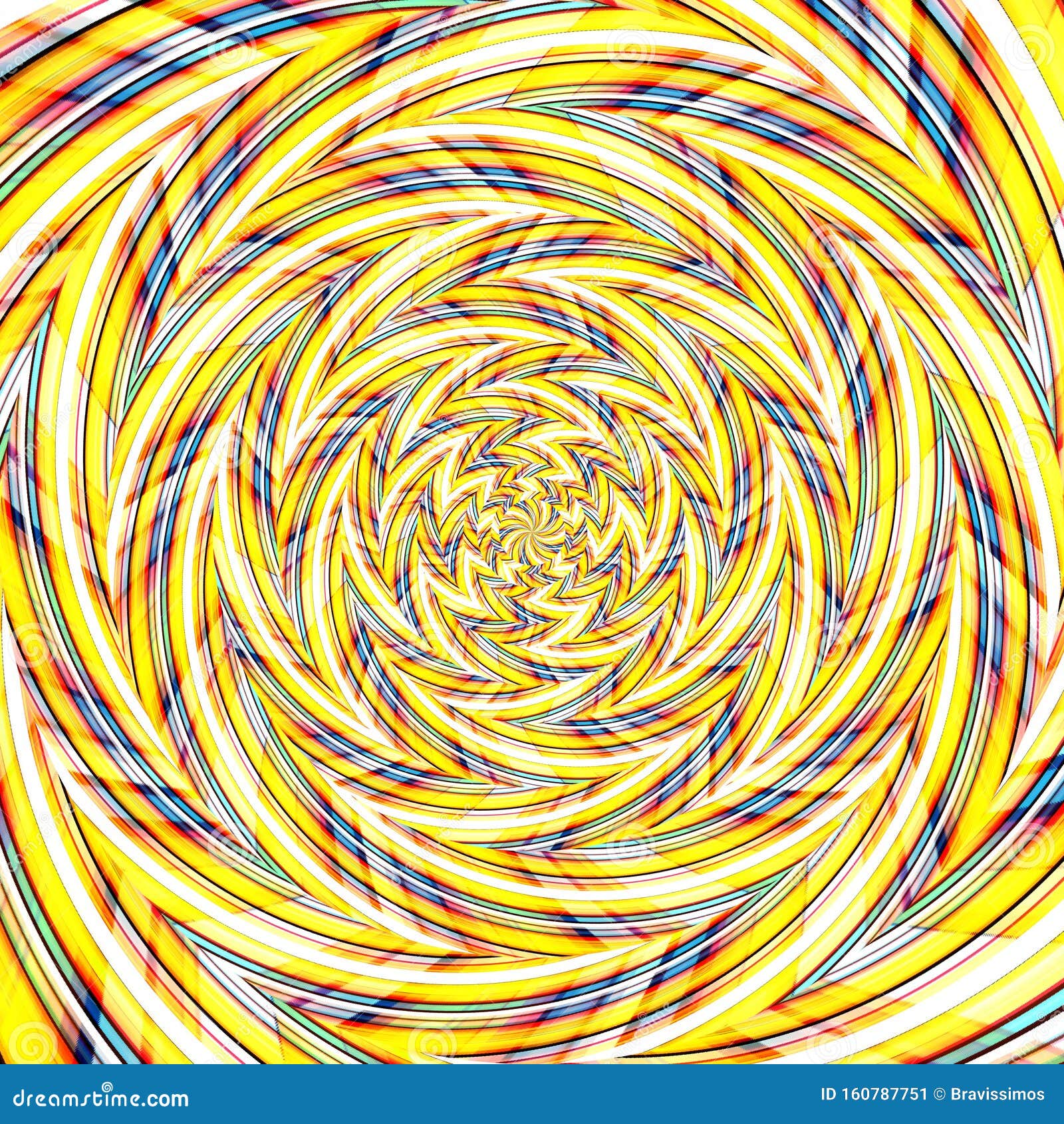 Spiral Swirl Pattern Background Abstract, Wallpaper Stock Illustration ...