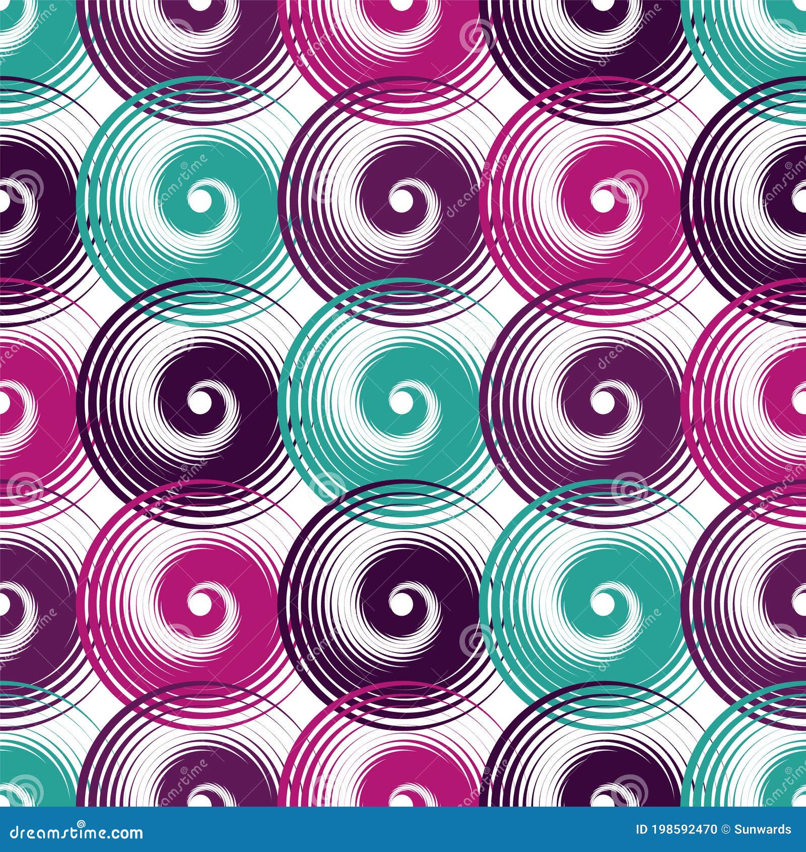 Spiral Swirls Complicated Seamless Pattern Vector Design. Stock Vector ...