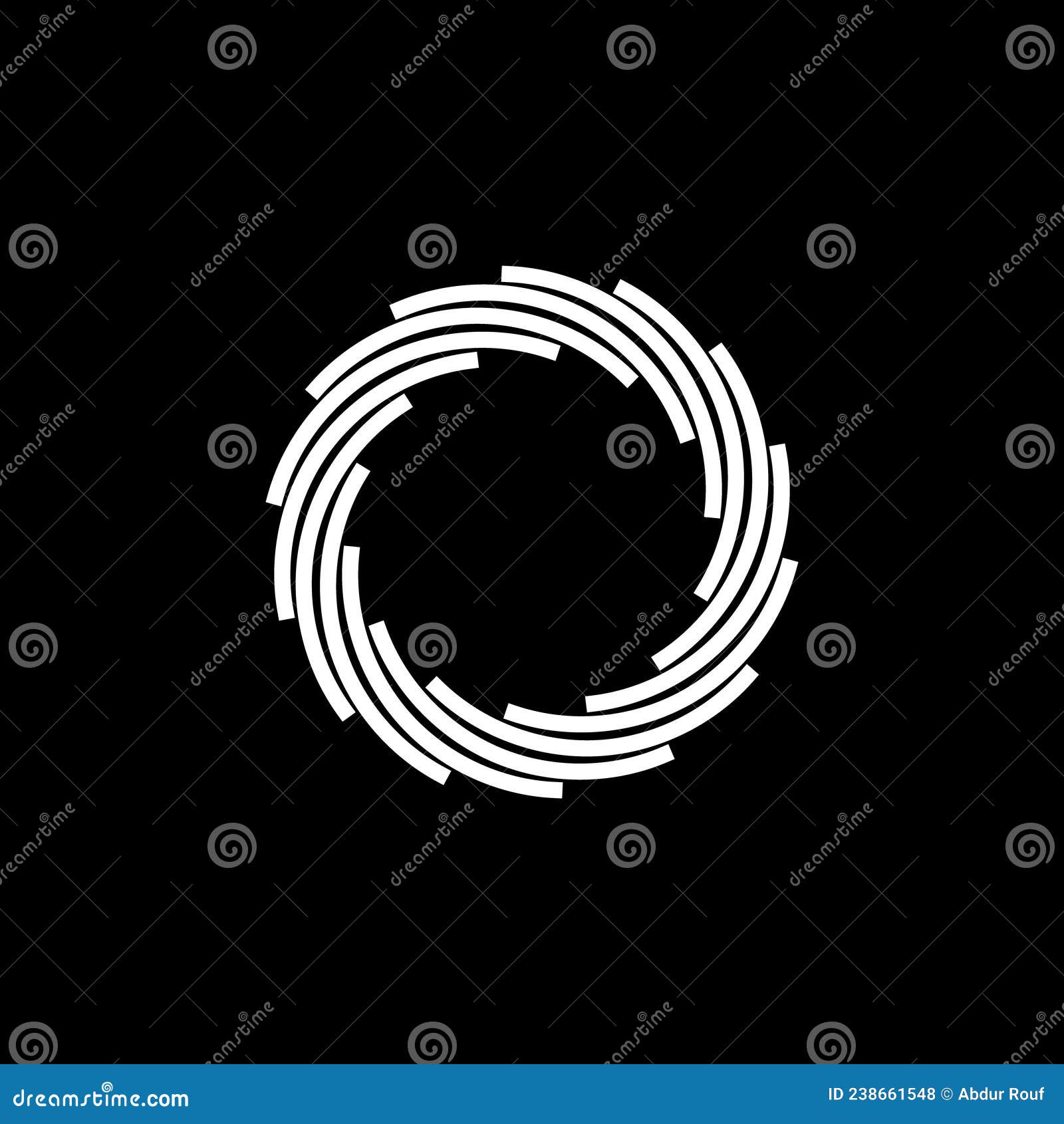 Spiral Tech Grid In Cool Colors Stock Photo | CartoonDealer.com #141692178