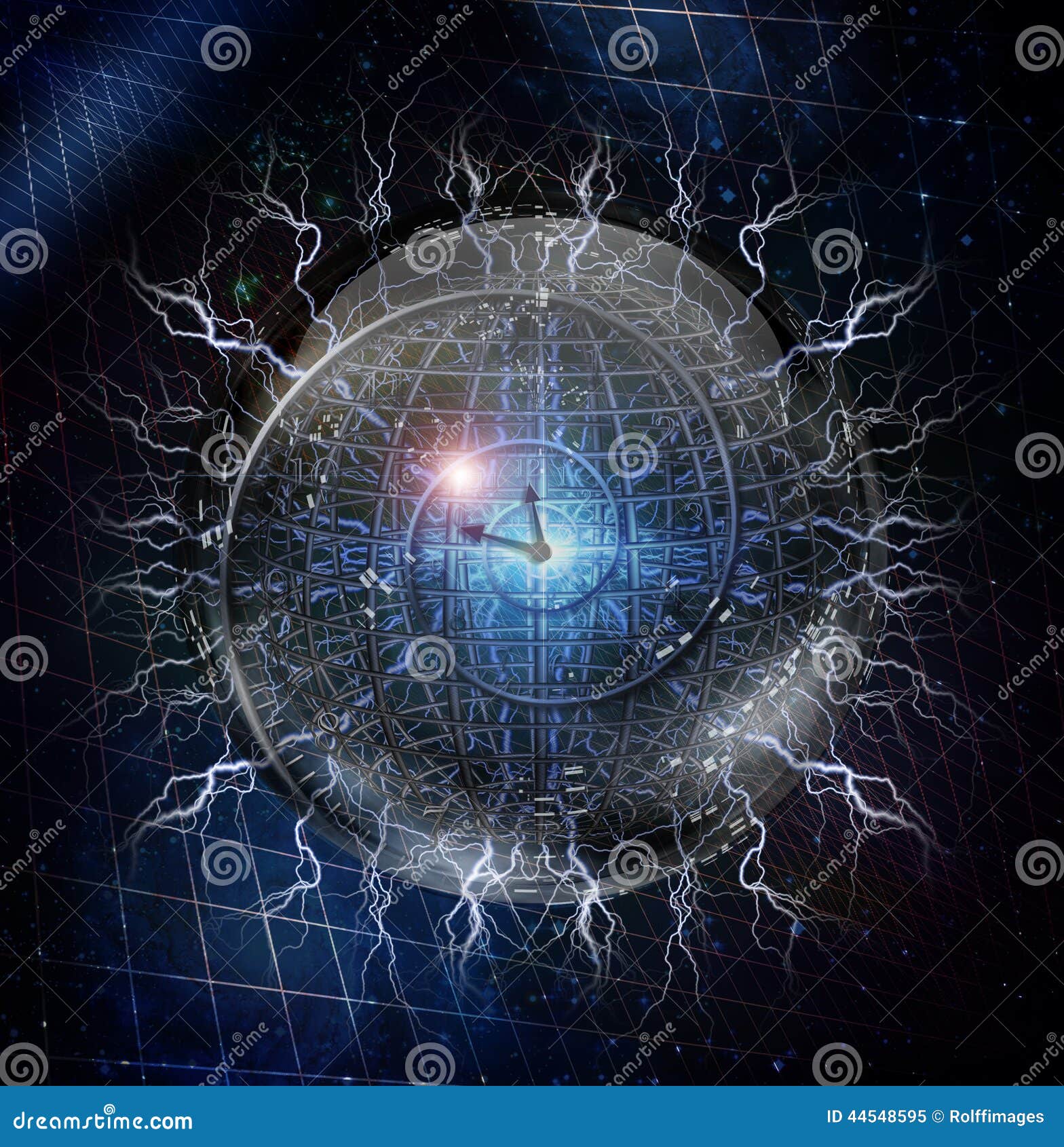 Spiral of time stock illustration. Illustration of lifetime - 44548595