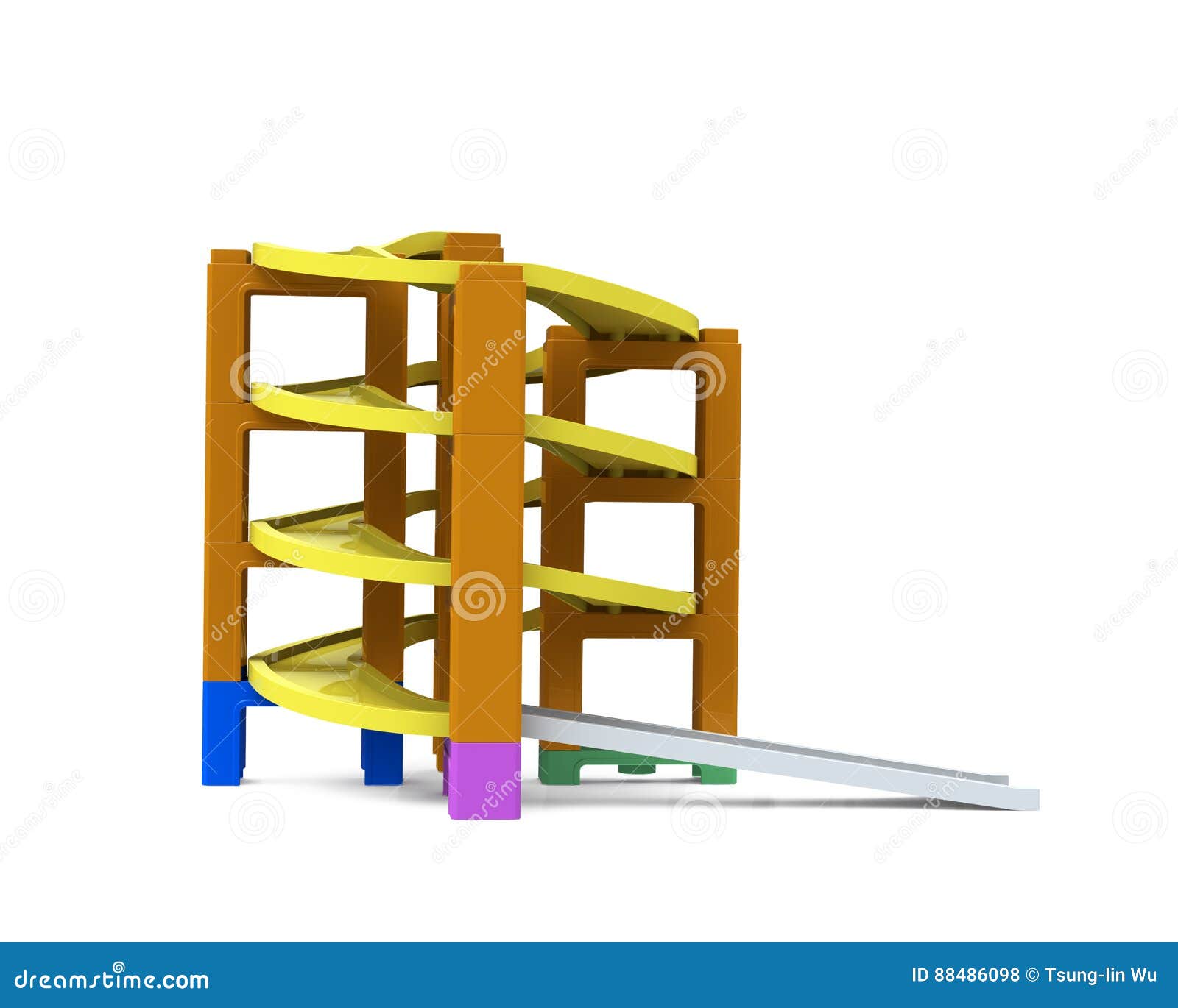 Stacking Blocks Isolated Cartoon Vector Illustration | CartoonDealer ...