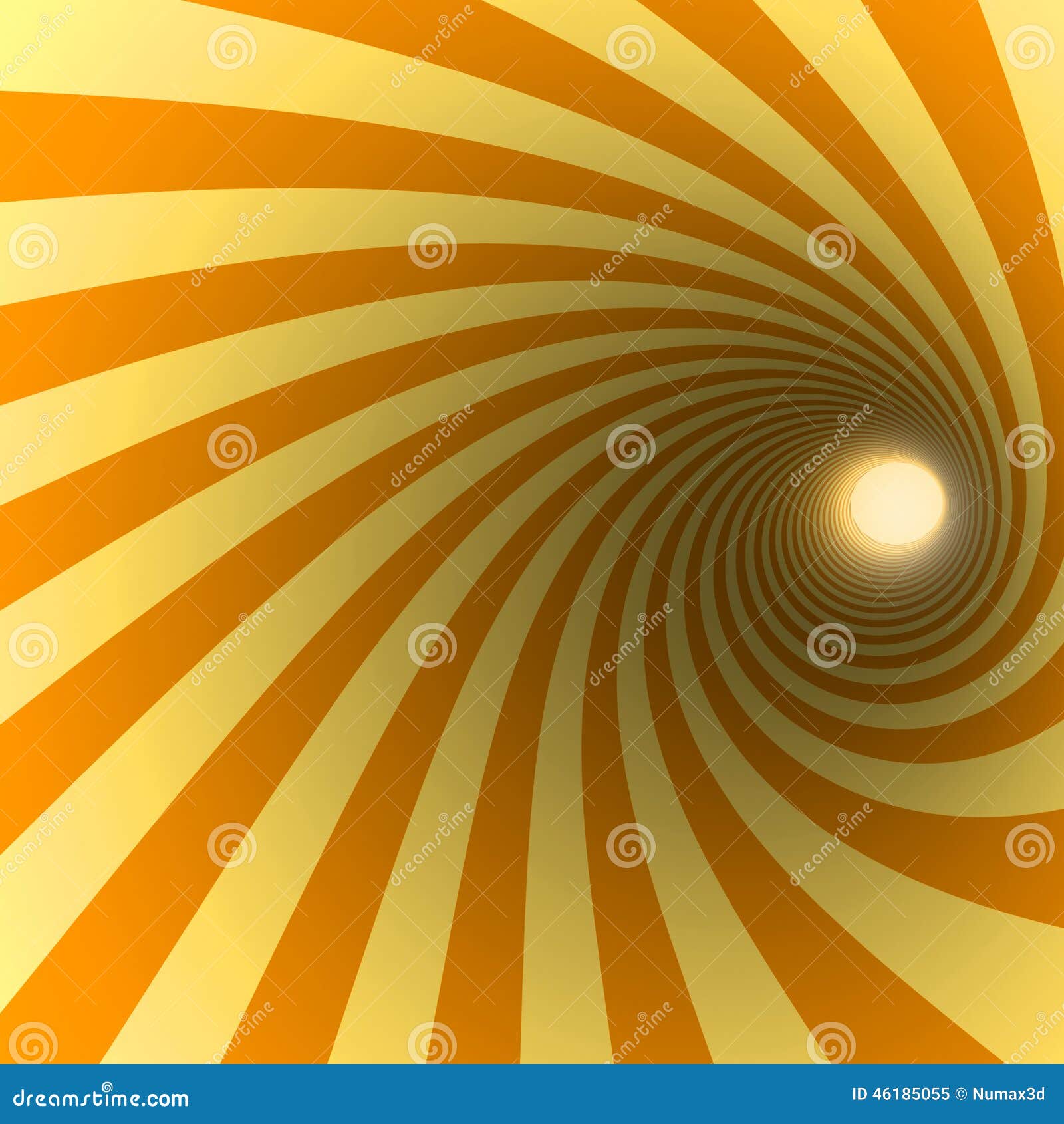 Spiral tunnel stock illustration. Illustration of hypnotize - 46185055