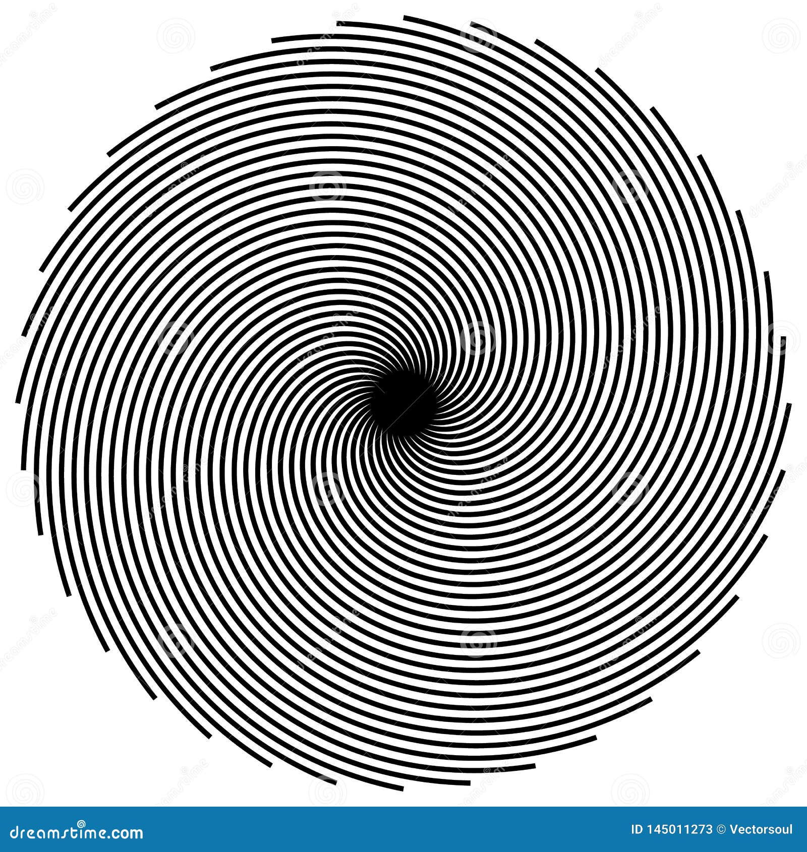 Spiral, twirl, swirl shape stock vector. Illustration of vector - 145011273
