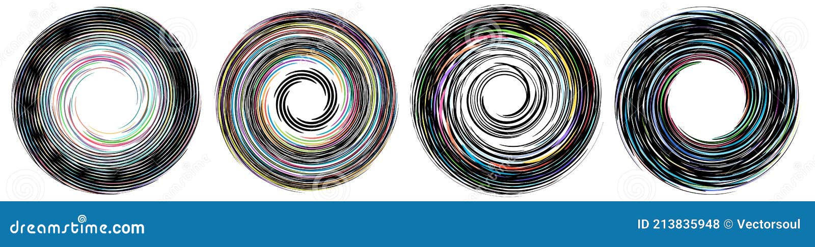 Spiral, Twirl, Whirlpool Element Vector Illustration. Cochlear, Helix ...