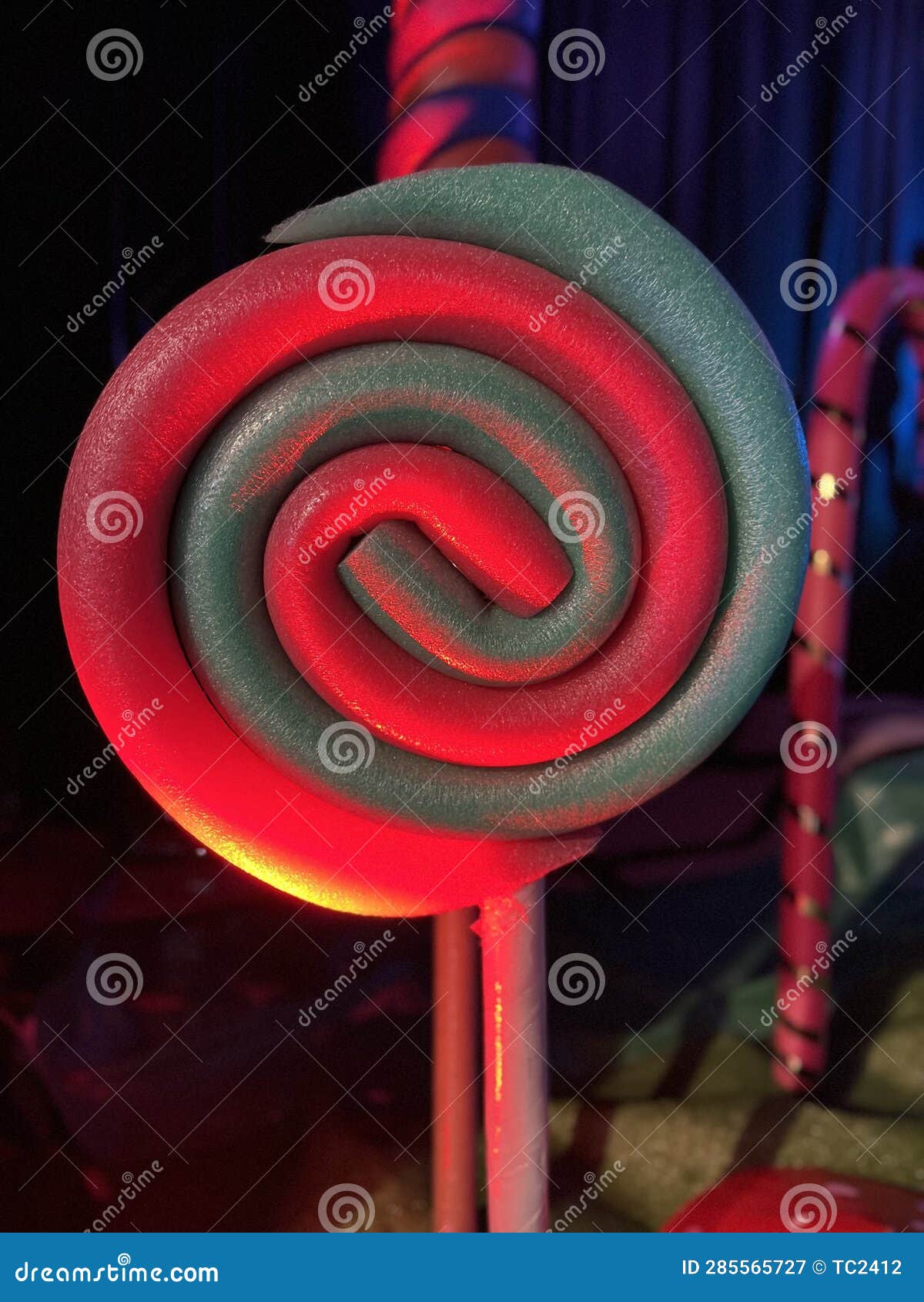 Spiral of Two Colors Similar To a Candy Stock Image - Image of ...