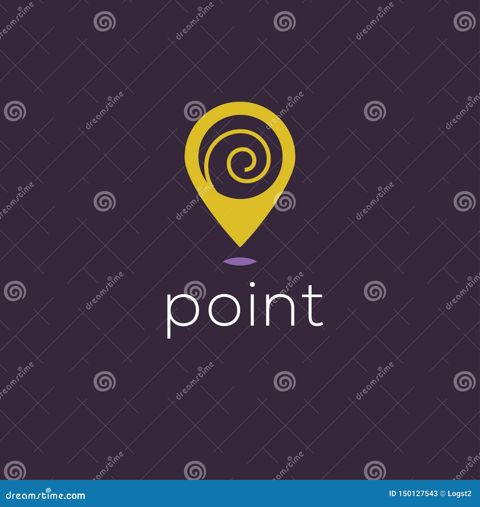 Spiral Vector Logo. Spiral Icon. Spot Icon. Vector Stock Vector ...