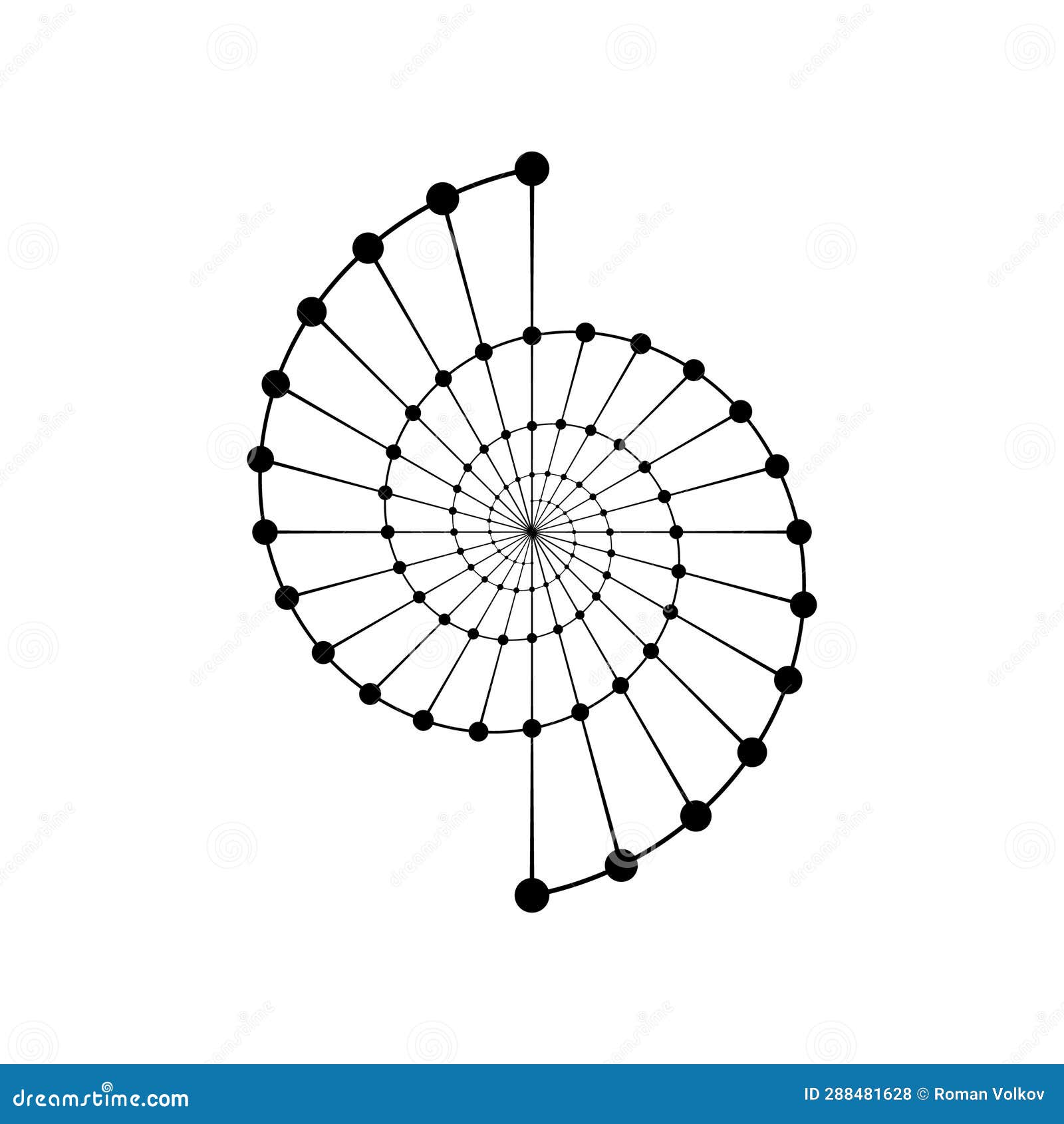 Spiral Vector Logo Template Stock Illustration - Illustration of ...