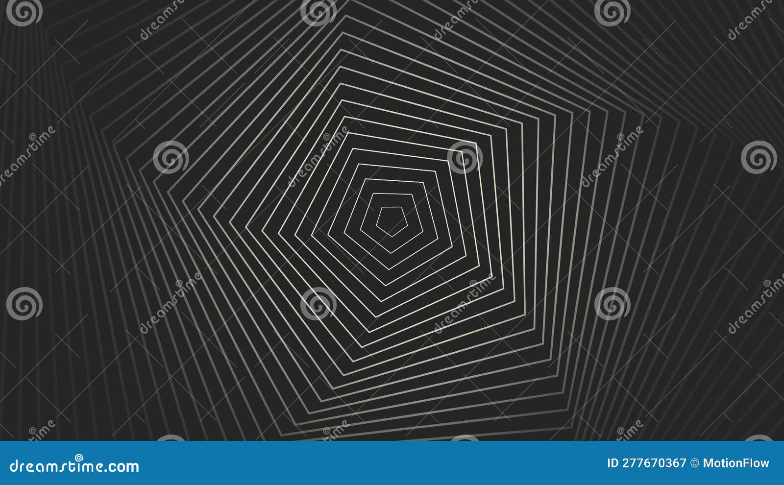 Spiral and Vertigo Retro Hexagons and Lines Pattern Stock Video - Video ...