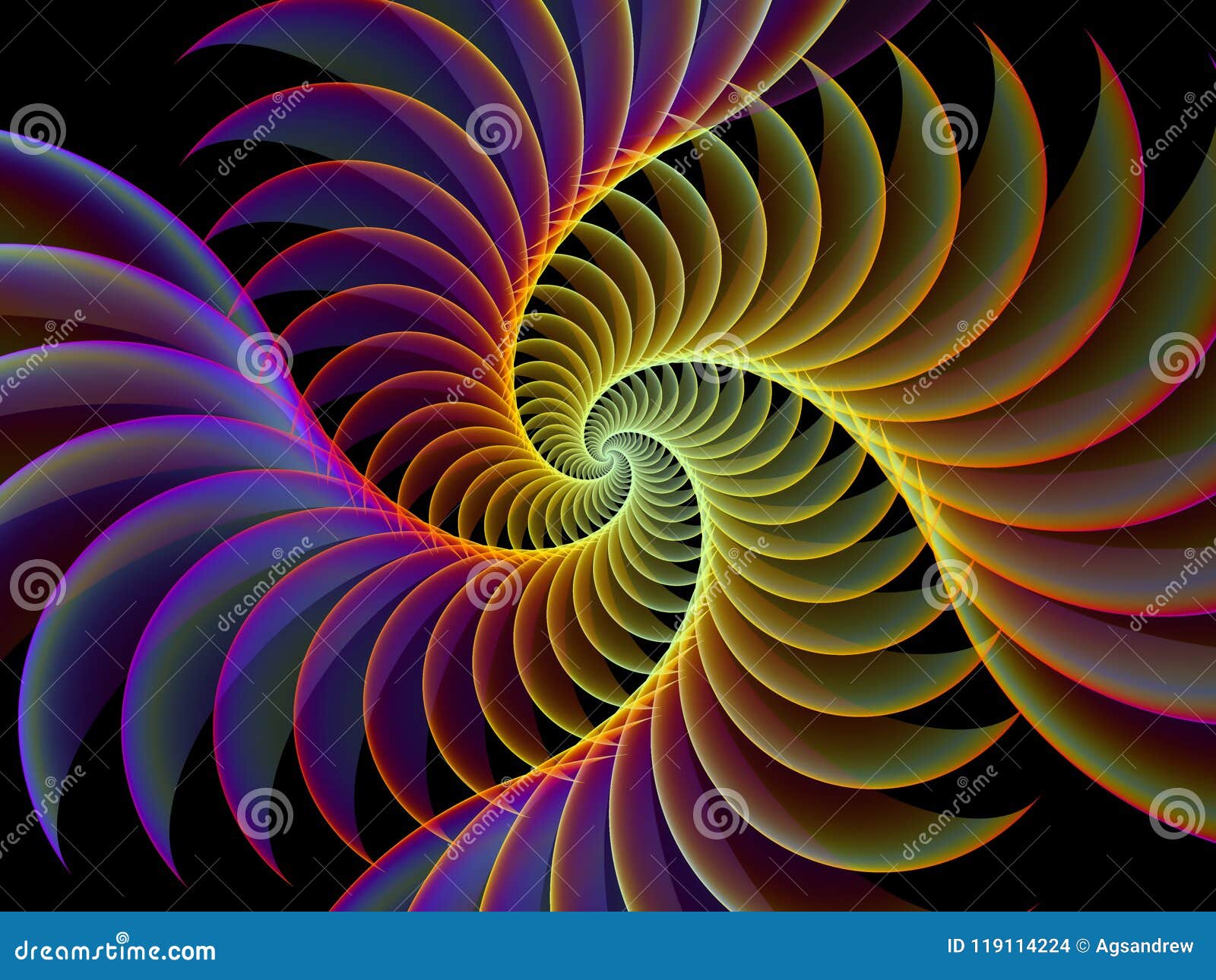 Spiral Visualization stock illustration. Illustration of whirlpool ...