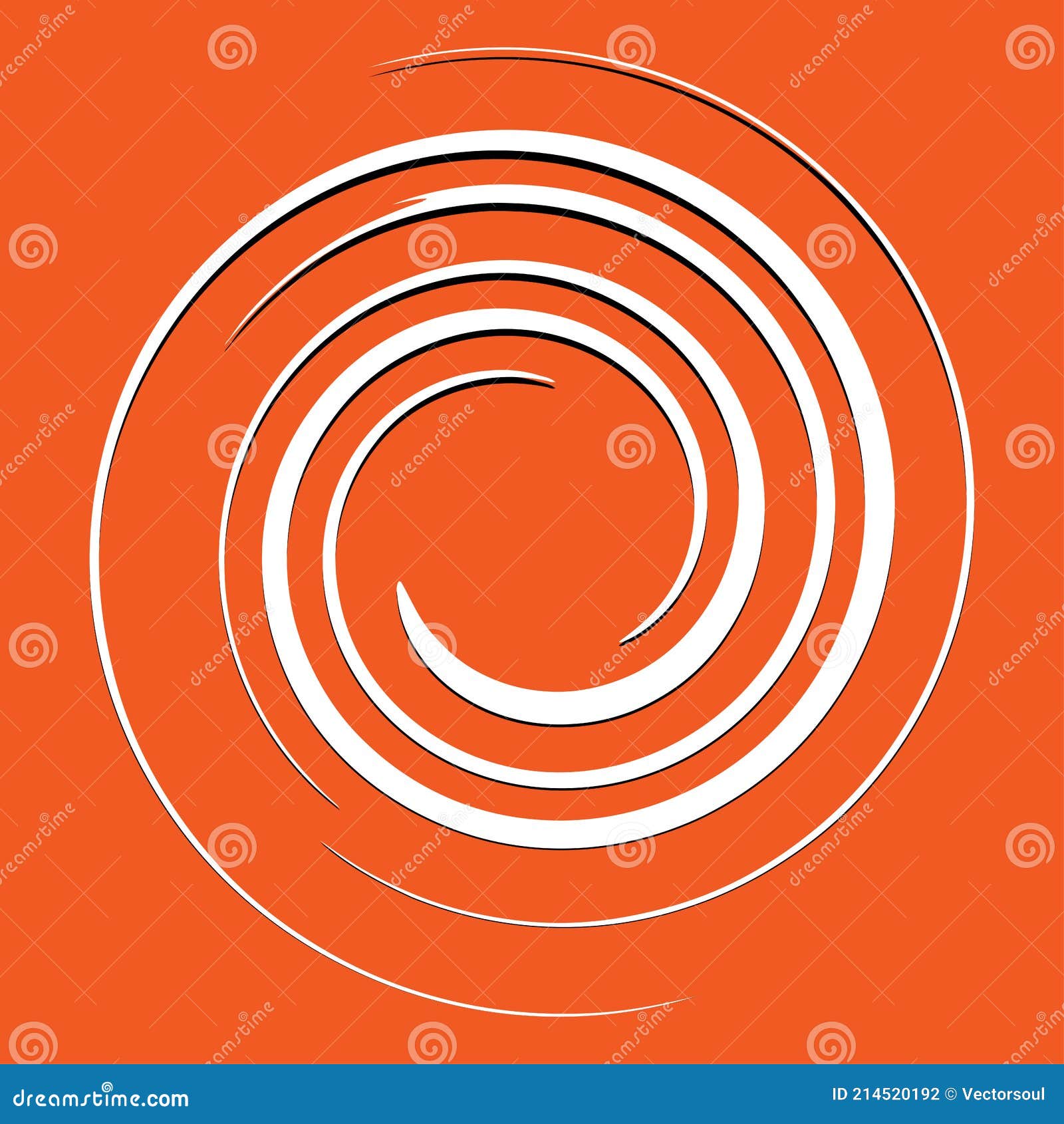 Spiral, Volute, Helix Abstract Vector Illustration Design Element ...