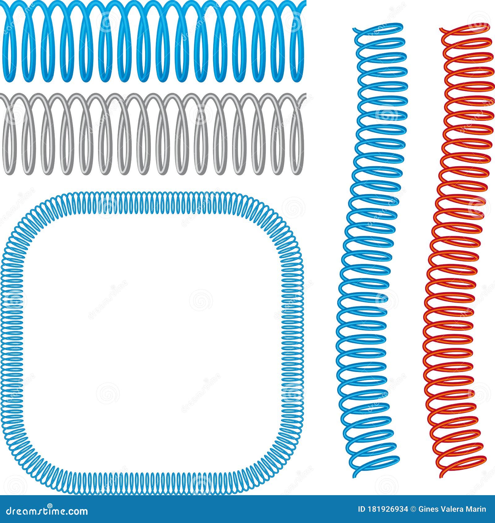 Spiral Wire Brush Vector Illustration | CartoonDealer.com #27838136
