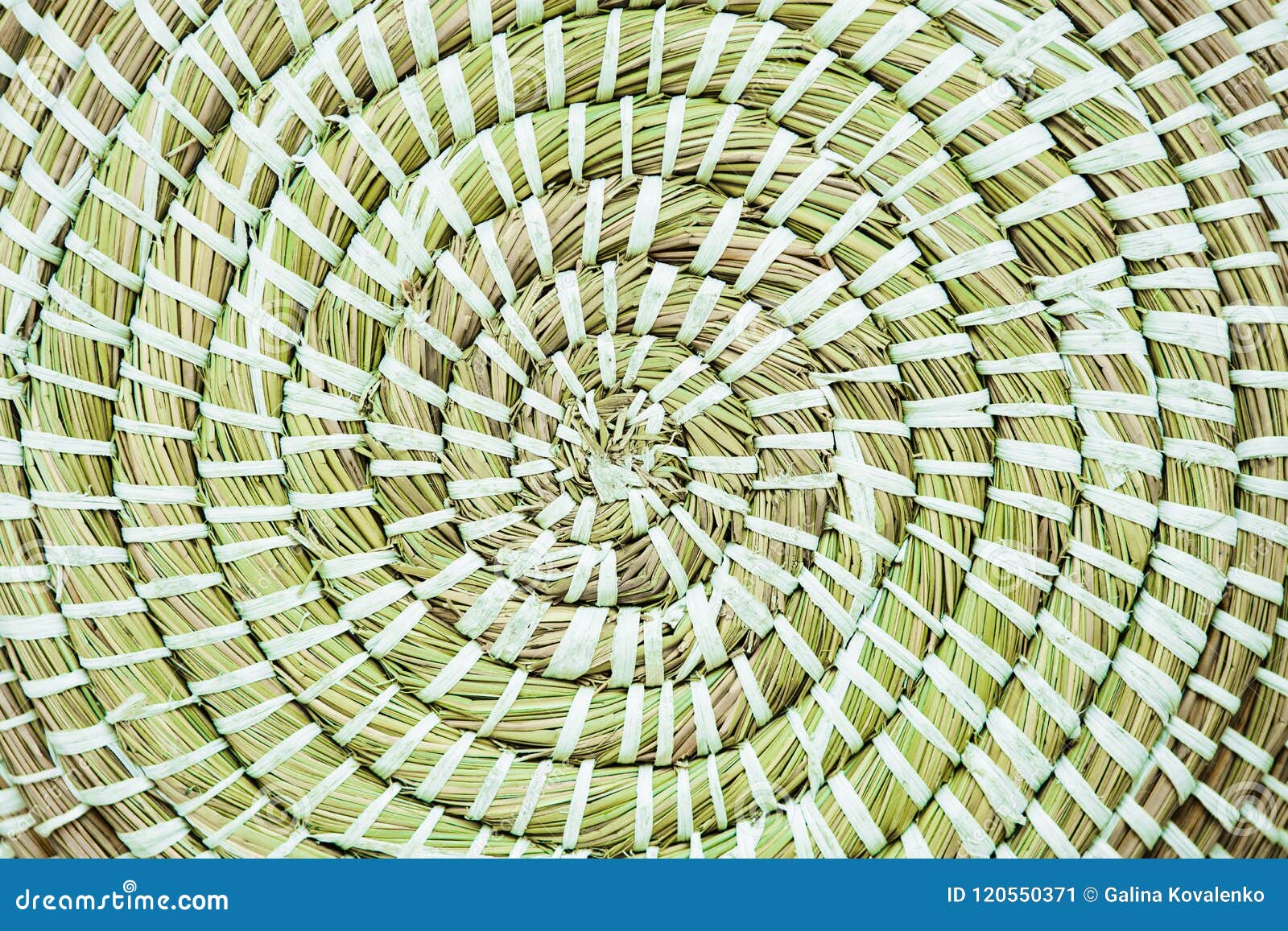 Spiral Woven Straw Texture Background Royalty-Free Stock Photo ...