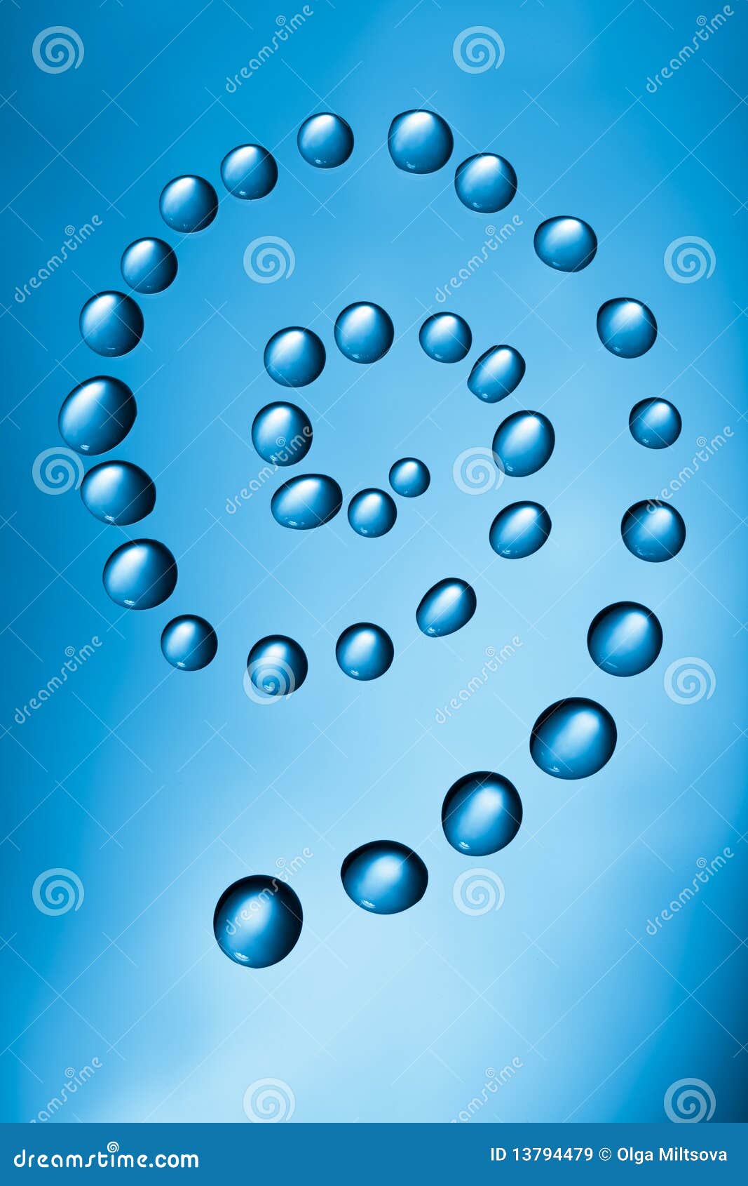 Spirale der Wassertropfen stockbild. Bild von gesundheit - 13794479