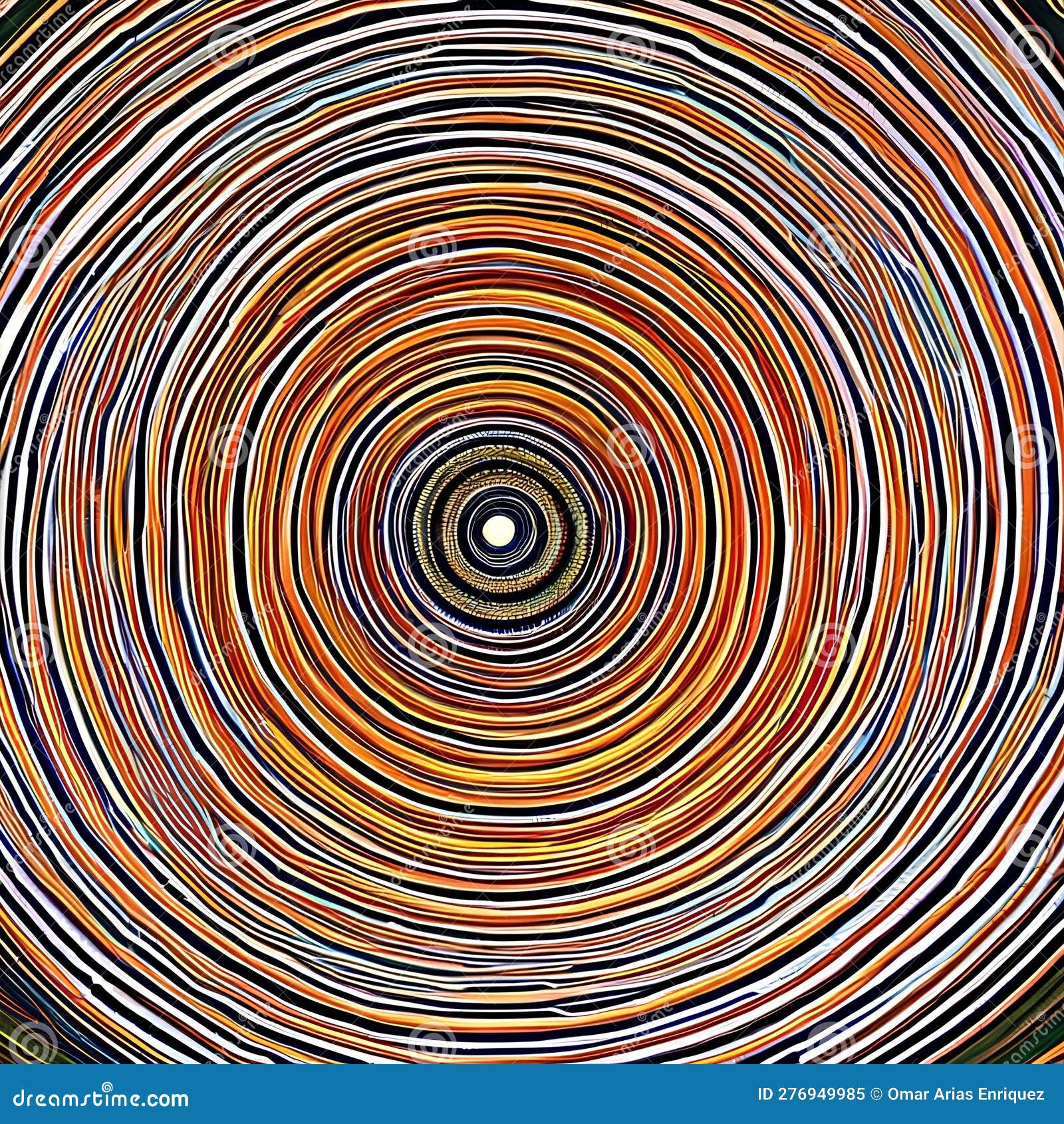 Spiraling Shapes II: Another Image of a Geometric Pattern Created with ...