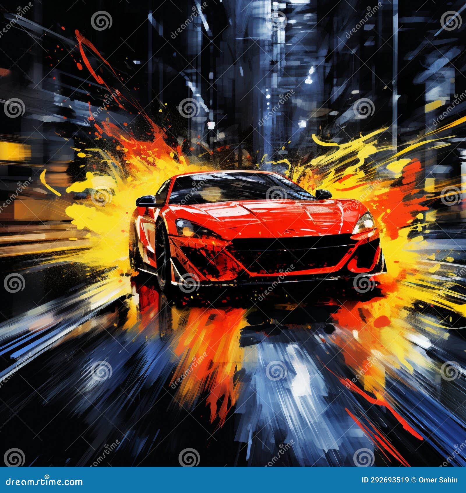 Spiraling Speed: the Dance of Tire Marks Stock Image - Image of ...