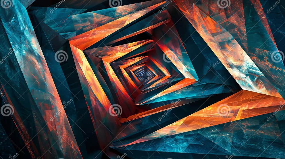 Spiraling Triangular Frames with Converging Gradients and Patterns ...