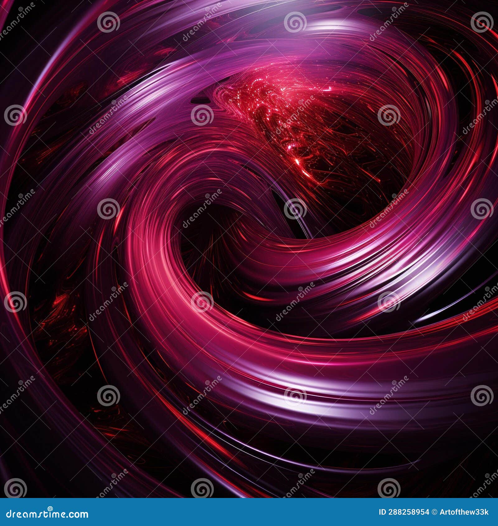 Spiraling Vortex of Love: a Captivating Abstract Representation Stock ...