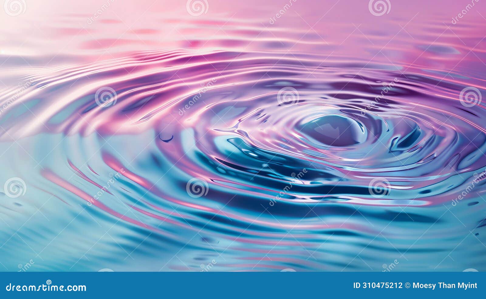 Spiraling Water Ripple with a Pinkish Hue Abstract Backdrop Stock ...
