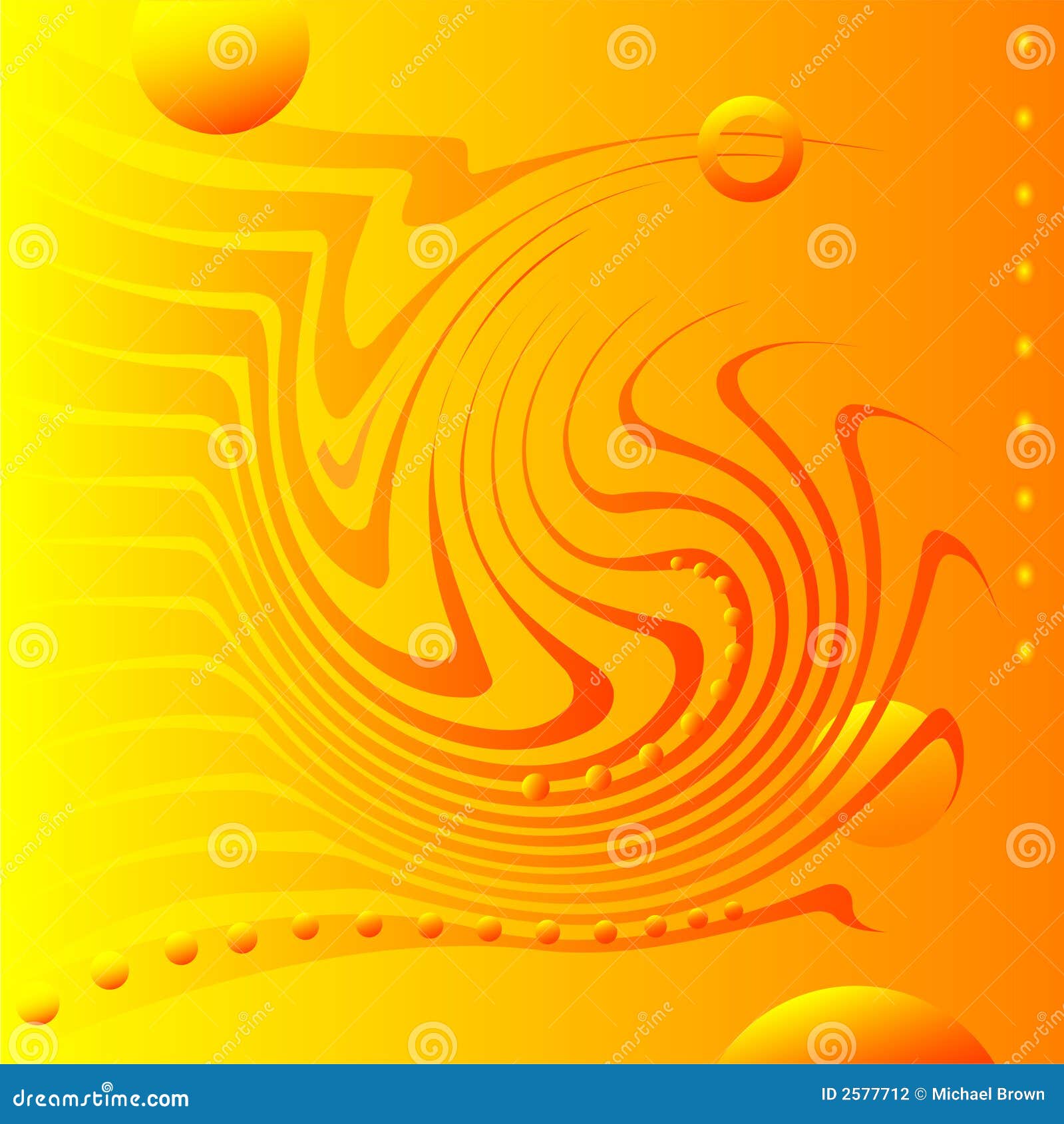 Spiralling Circle Orb Abstract Stock Vector - Illustration of worlds ...
