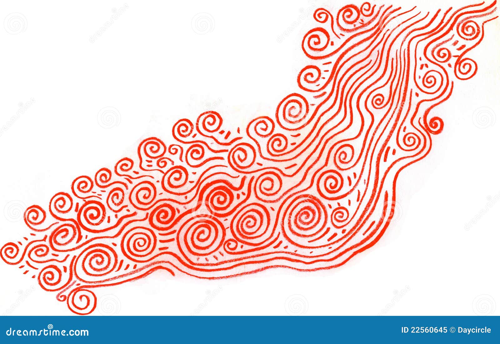 Spirals lava flow stock illustration. Illustration of etna - 22560645